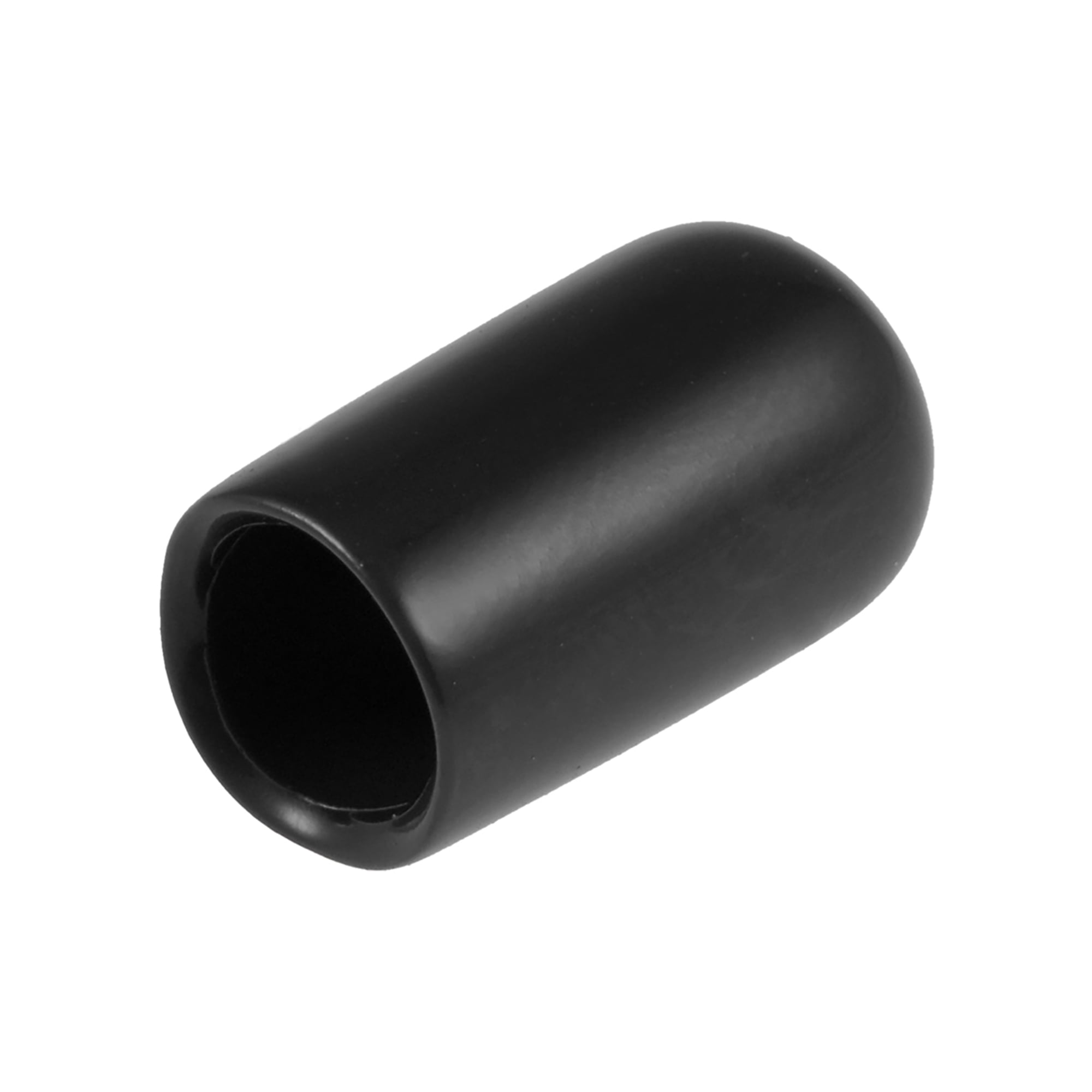 Uxcell 80pcs 6.5mm Round Black Vinyl End Cap Screw Thread Protectors ...