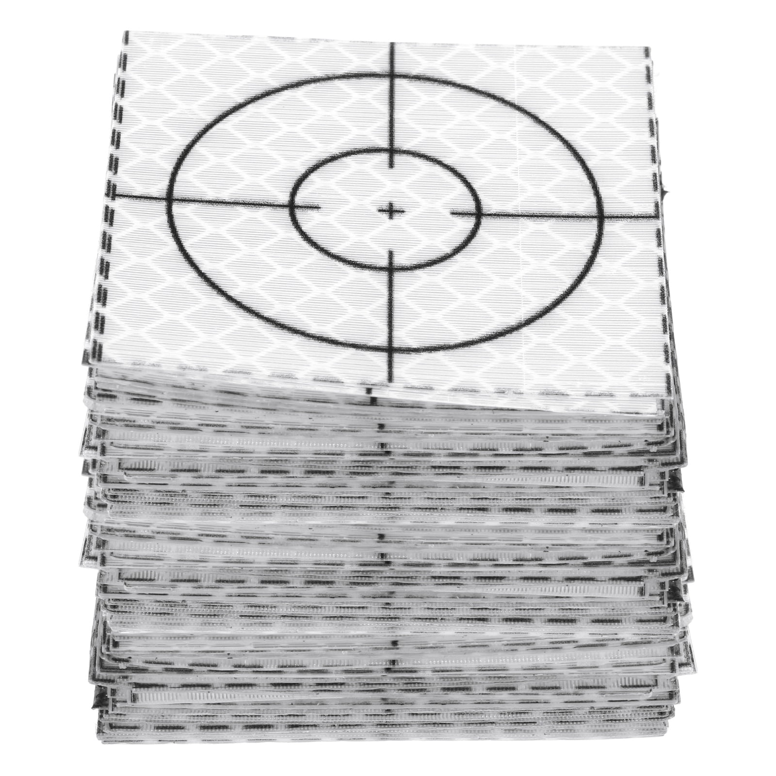 Uxcell 80pcs Survey Reflector Sheet 50x50mm Self-Adhesive Survey Target ...