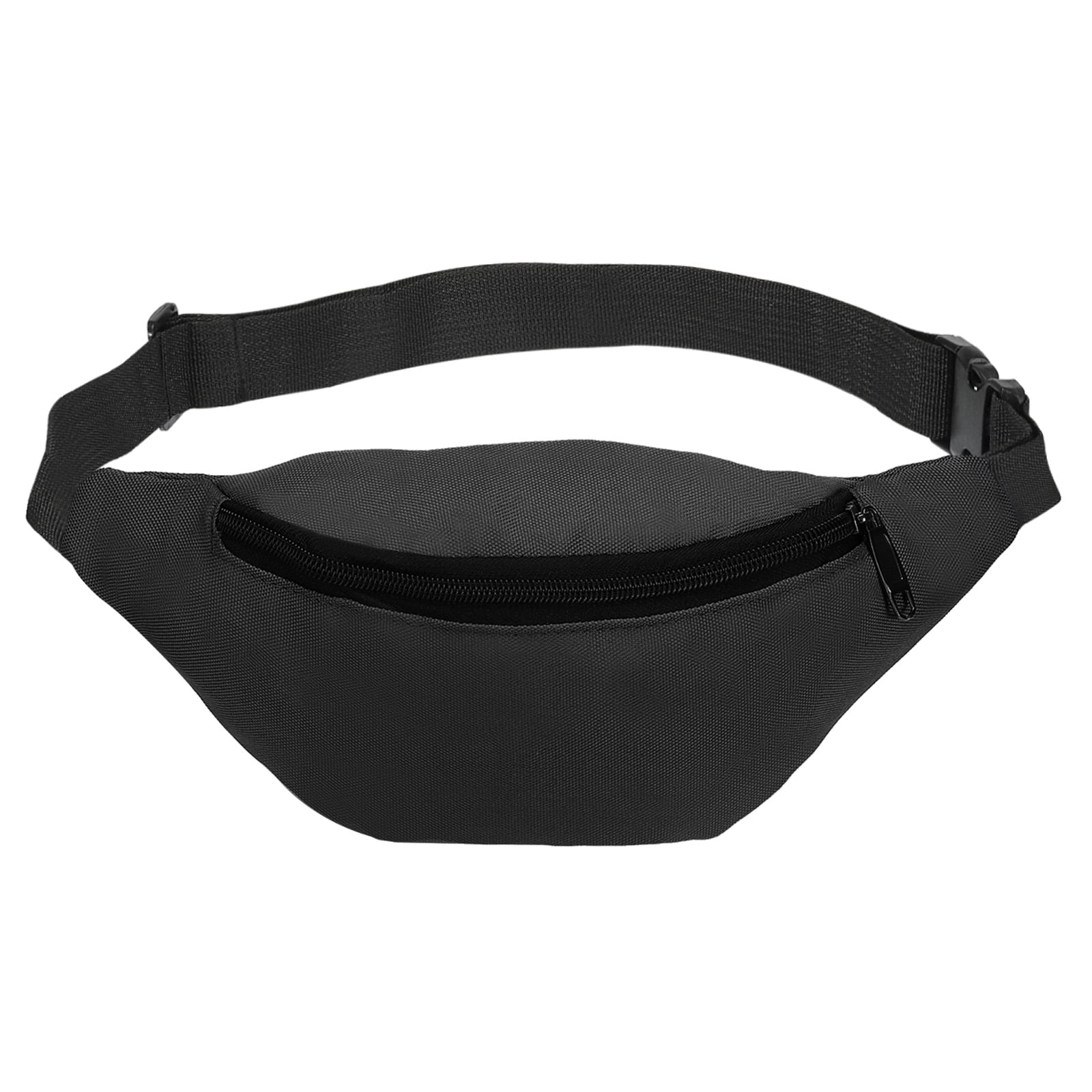 Uxcell 80s Fanny Pack for Women Waist Bag 90s Fanny Pack Black ...