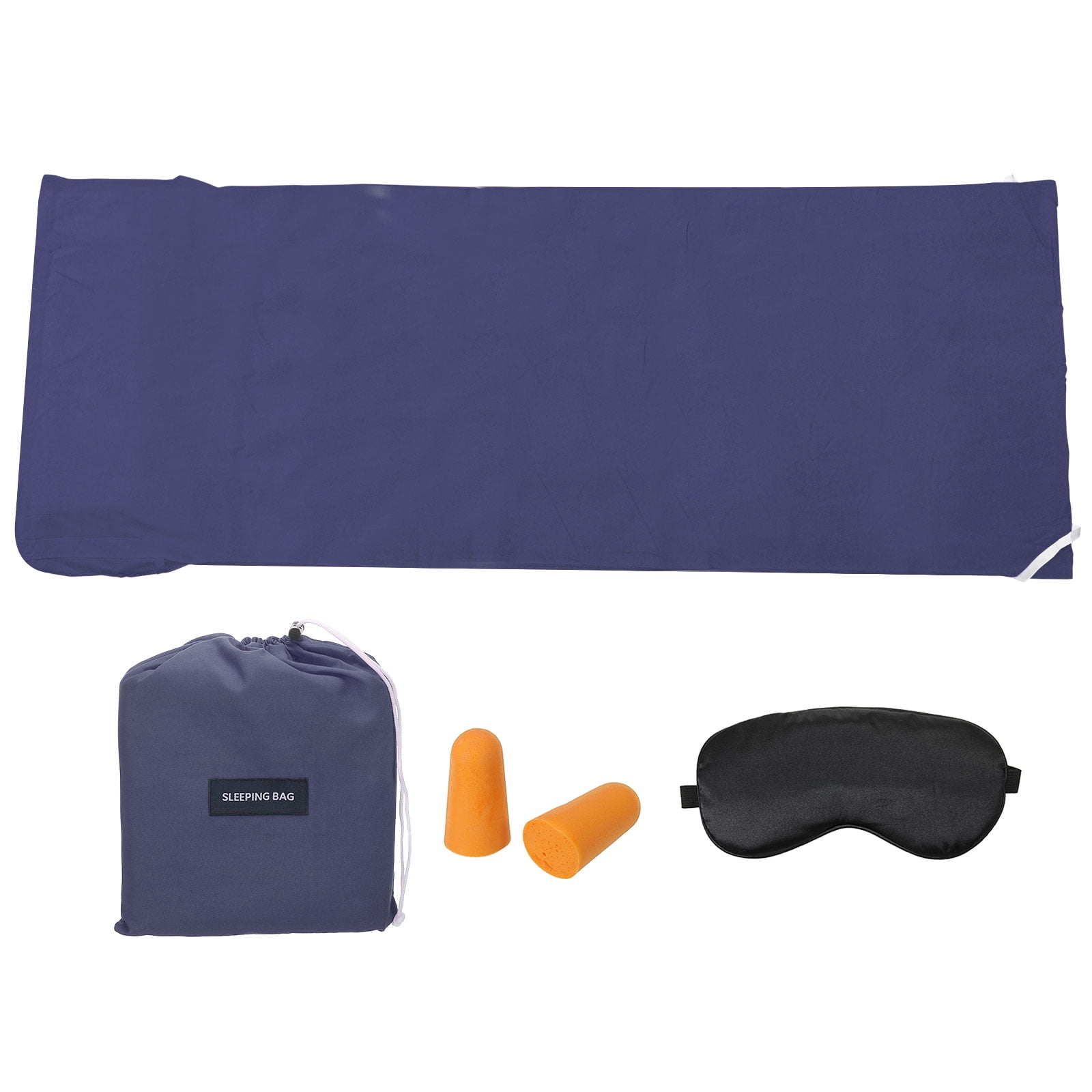 Uxcell 82.6x29 inch Sleeping Bag Liner Travel Hotel Camping Sleep Sheet ...