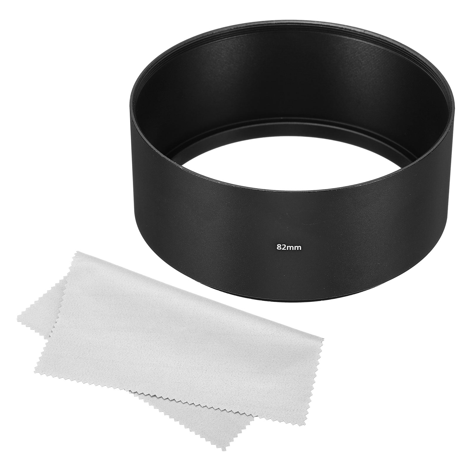 Uxcell 82mm Lens Hood, Long Focus Frosted Surface Hood with Cleaning ...