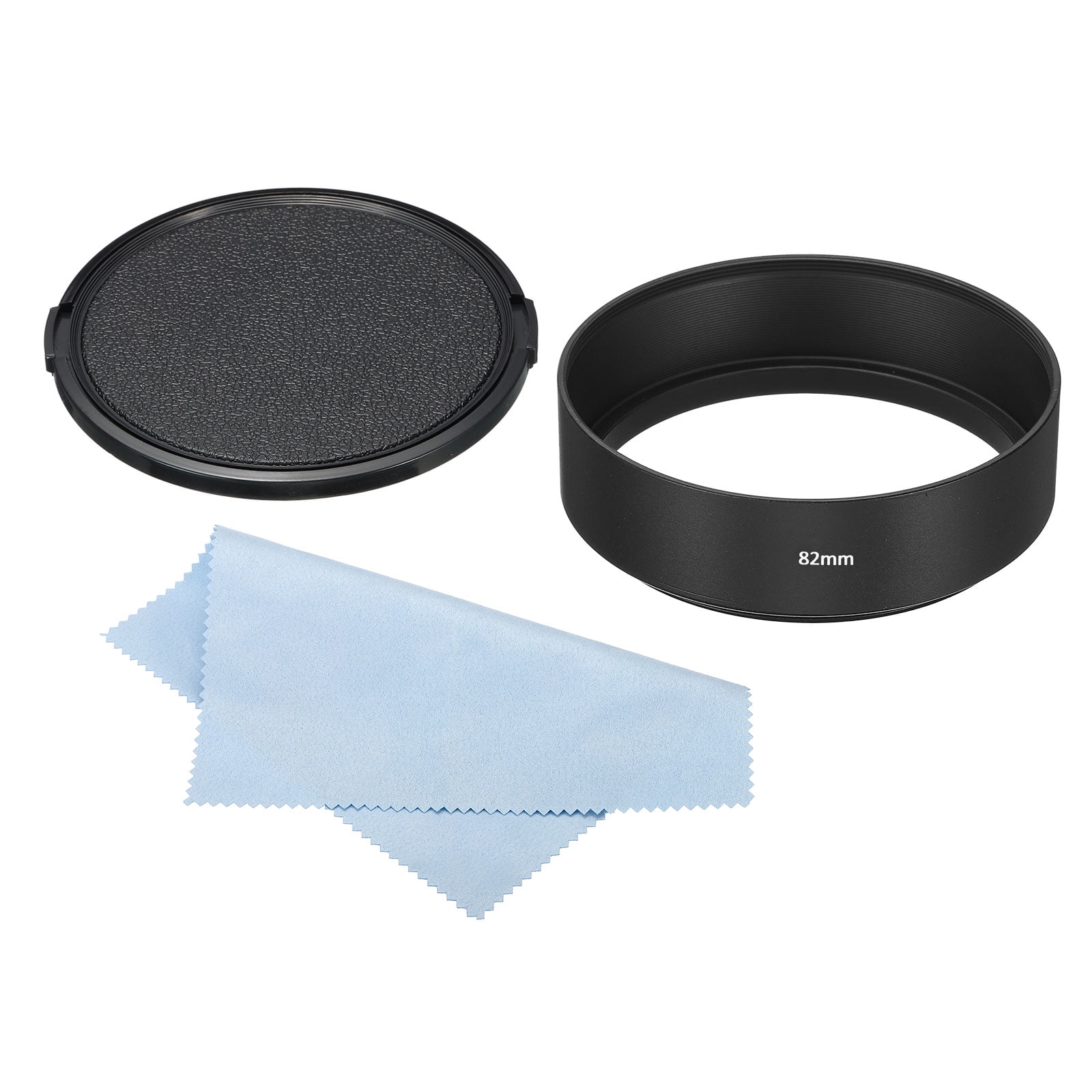 Uxcell 82mm Lens Hood, Standard Focus Frosted Surface Hood with Cap and ...