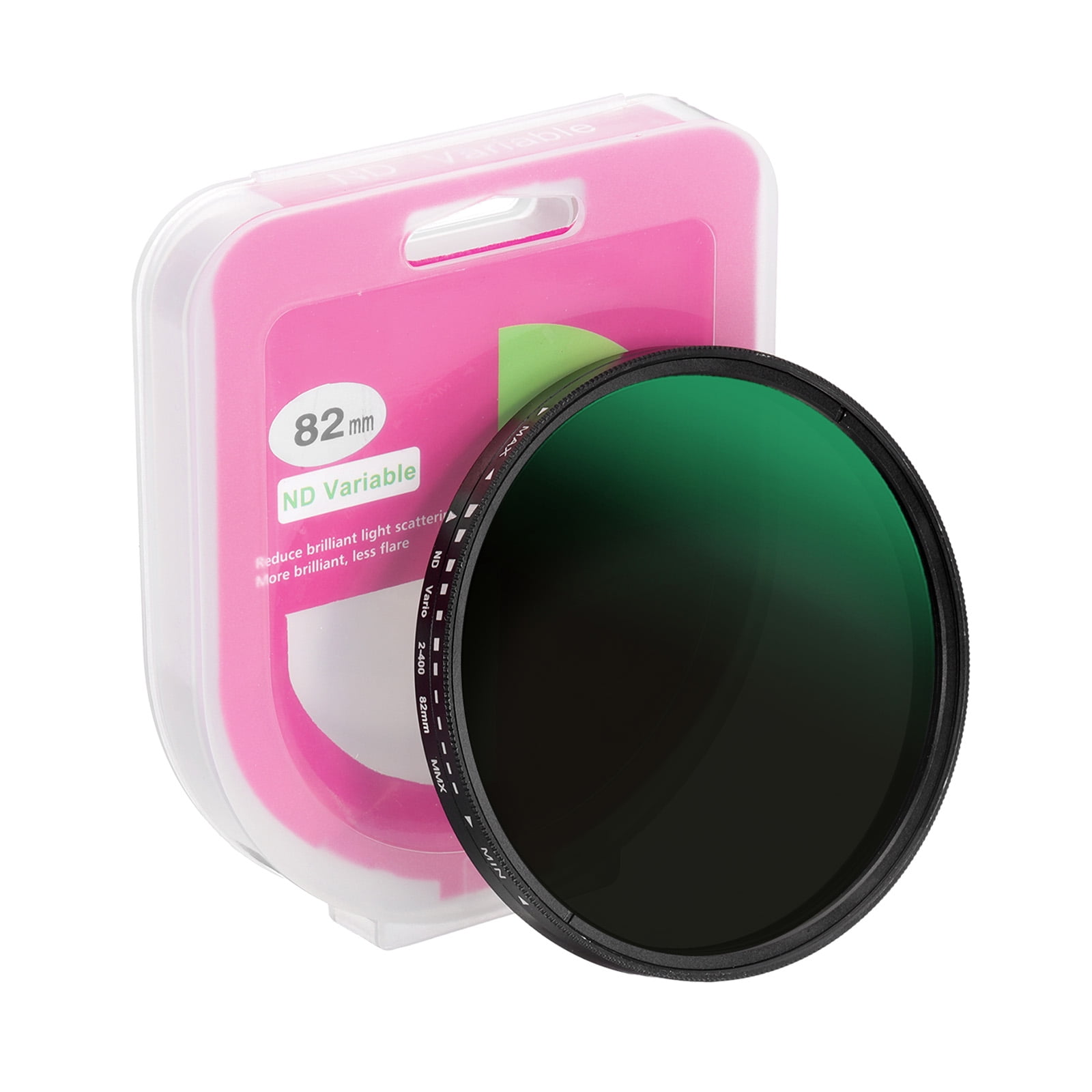 Uxcell 82mm ND Filter, Variable ND Lens ND2-ND400 Adjustable Neutral ...