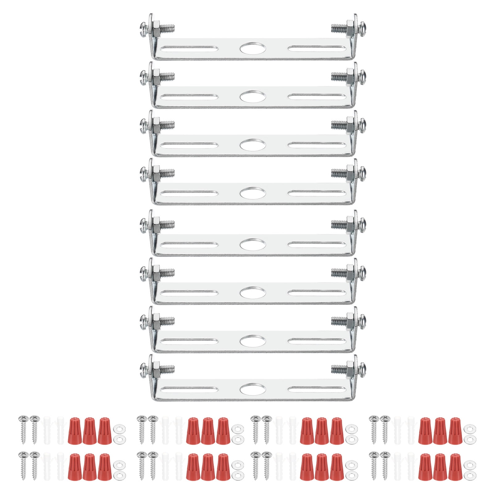Uxcell 85mm (3.35") Universal Light Fixture Mounting Bracket Kit, Light ...