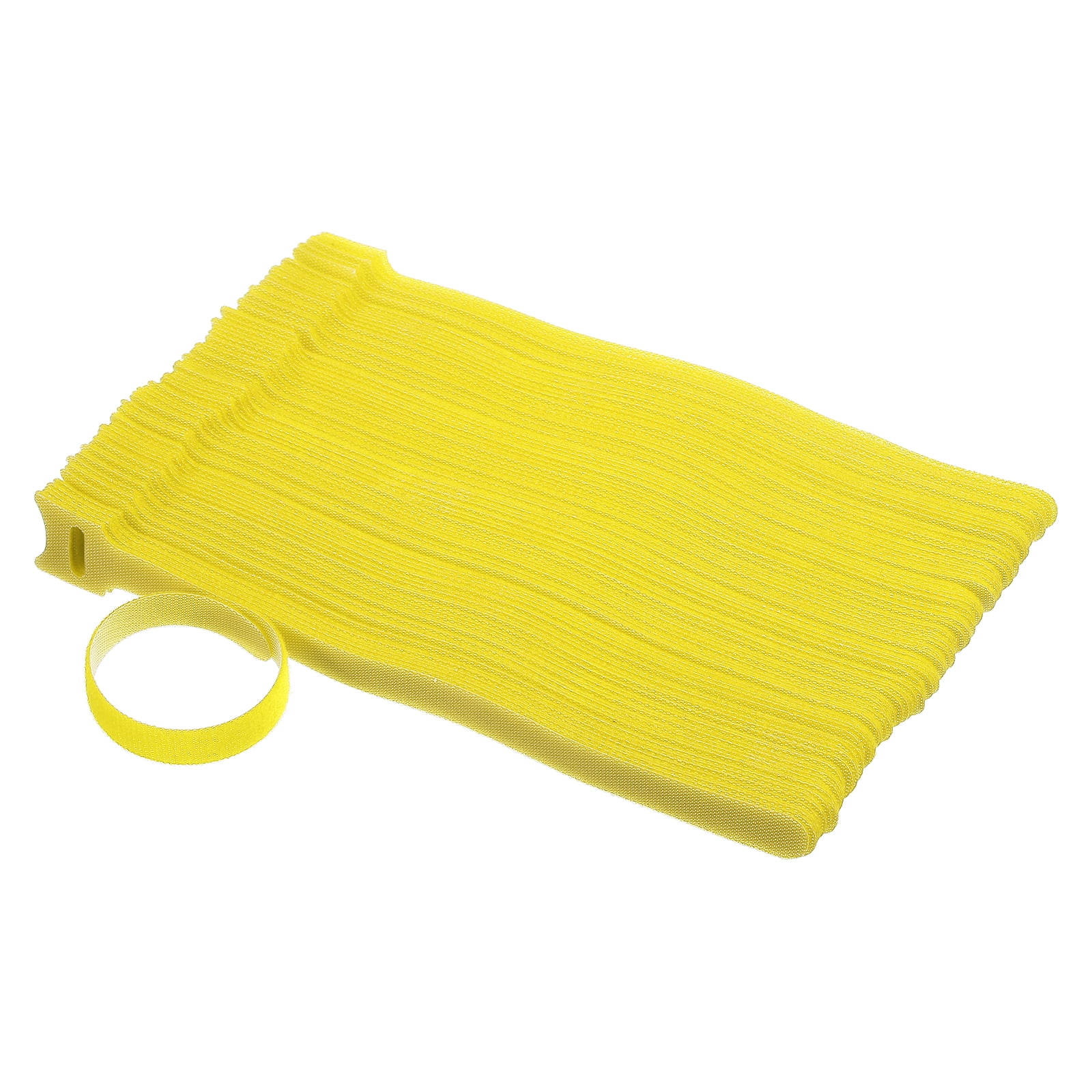 Uxcell 8IN Hook & Loop Cable Ties, 200Pcs Adjustable Plant Ties, Cord ...