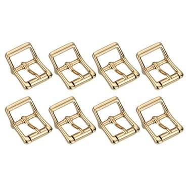 Uxcell 4Pack 1.5" Single Prong Belt Buckle Oval Center Bar Buckles for ...