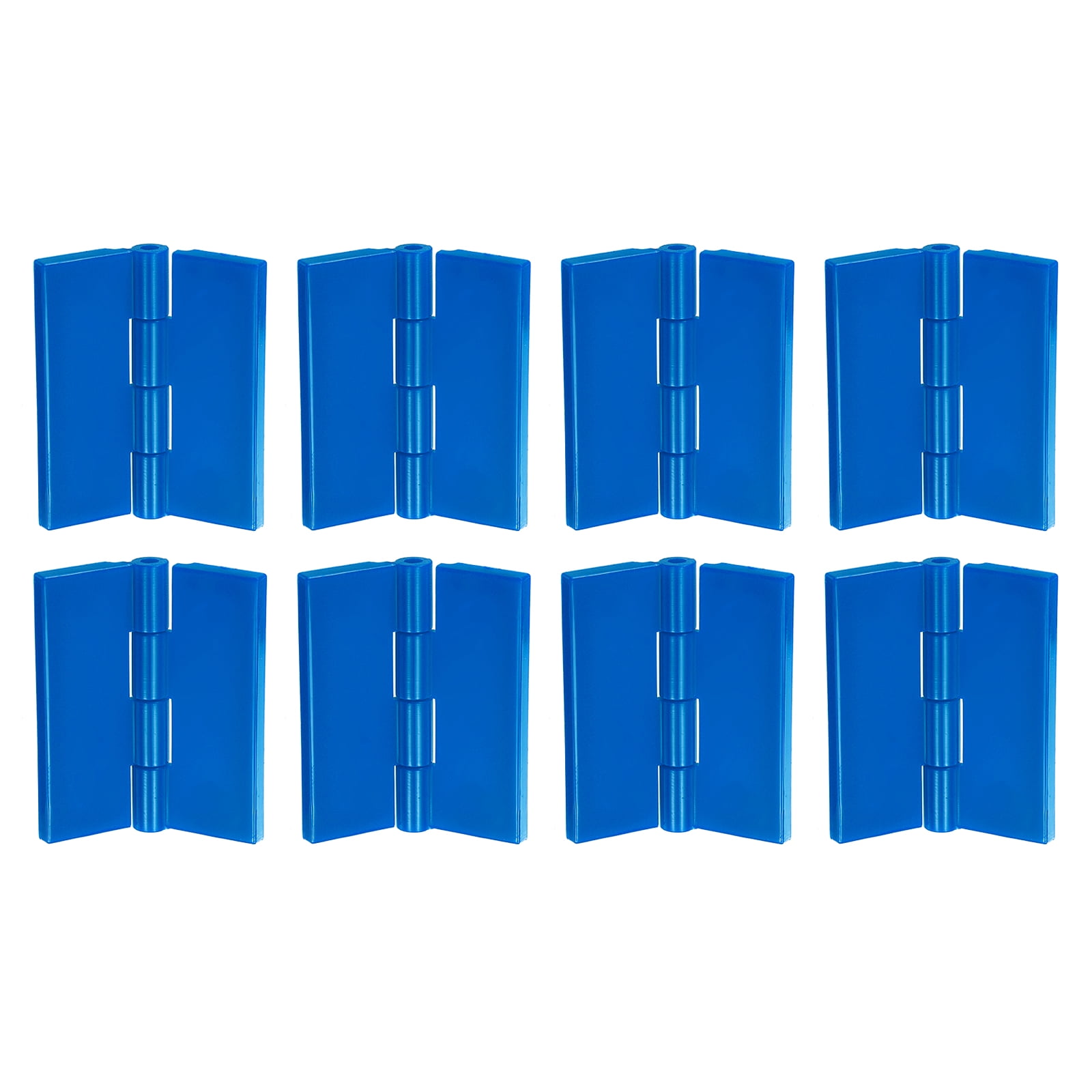 Uxcell 8Pack 1.8x1.5 Inch Acrylic Hinges Mini Hardware Folding Hinge ...