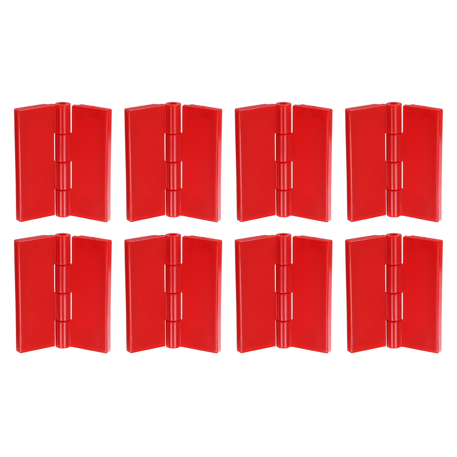 Uxcell 8Pack 1.8x1.5 Inch Acrylic Hinges Mini Hardware Folding Hinge ...