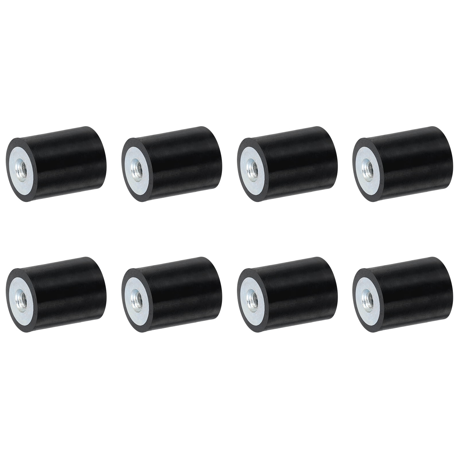 Uxcell 8Pack 15 x 20mm Rubber Female M4 Thread Isolator Replaces Anti ...