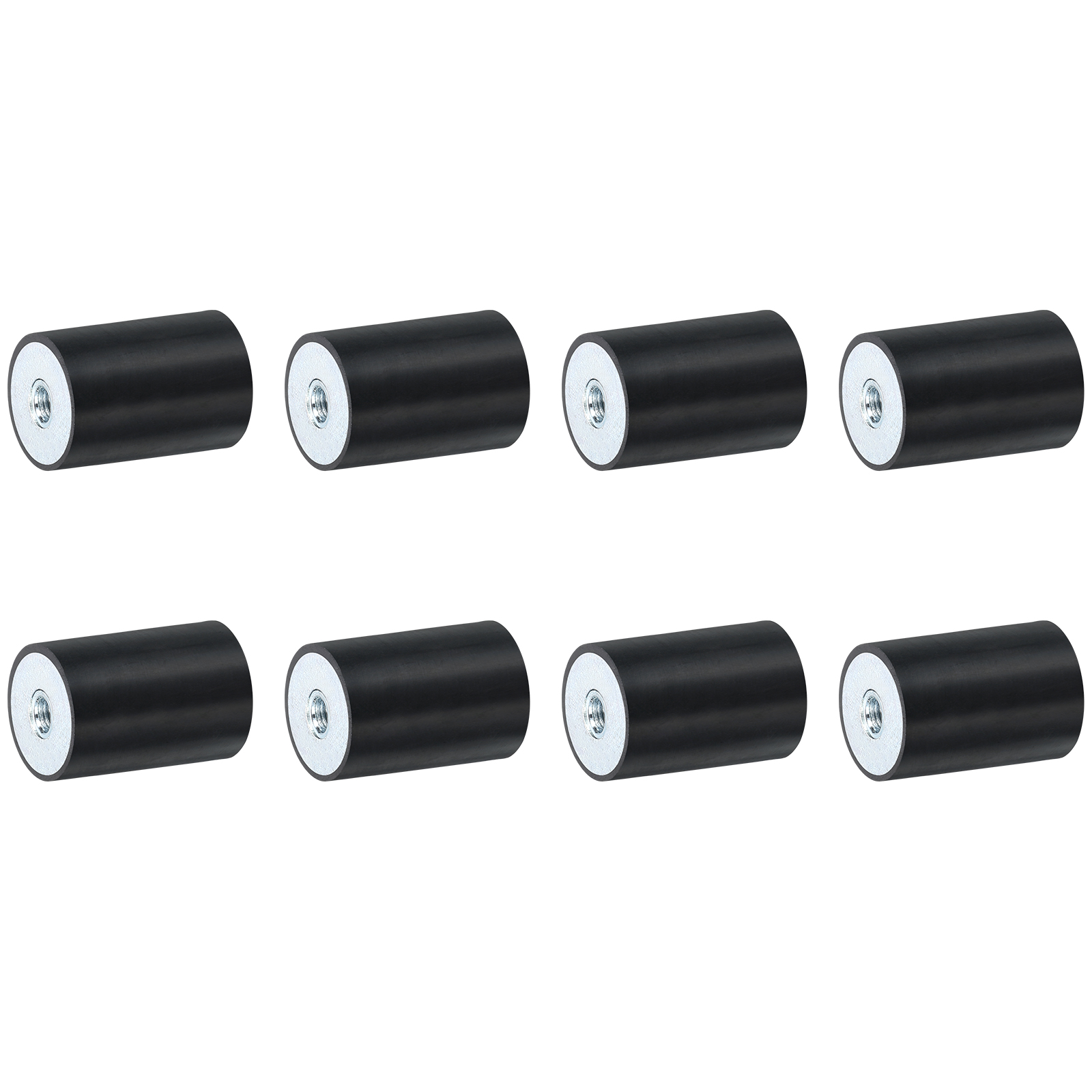 Uxcell 8Pack 20 x 30mm Rubber Female M5 Thread Isolator Replaces Anti ...