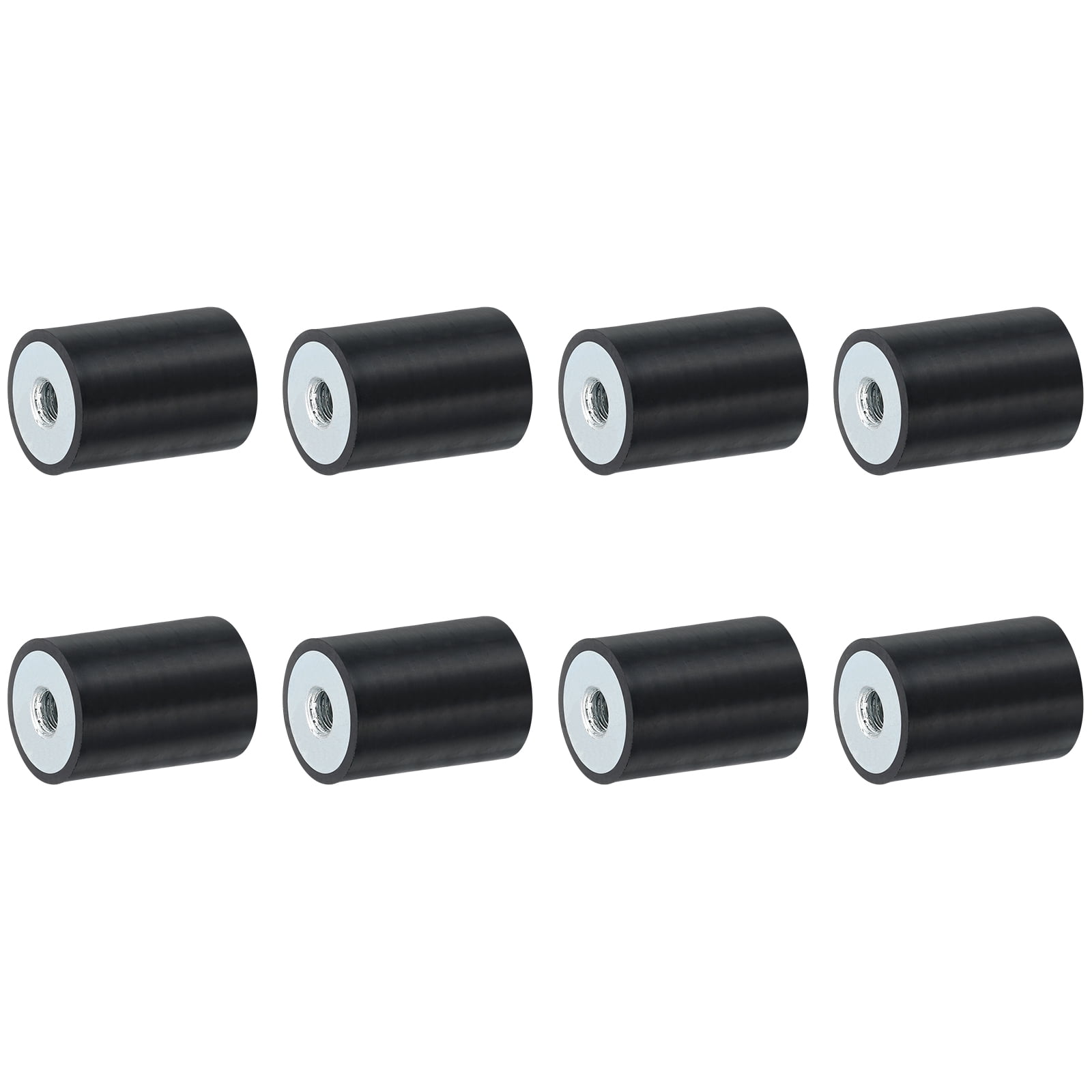 Uxcell 8Pack 20 x 30mm Rubber Female M6 Thread Isolator Replaces Anti ...
