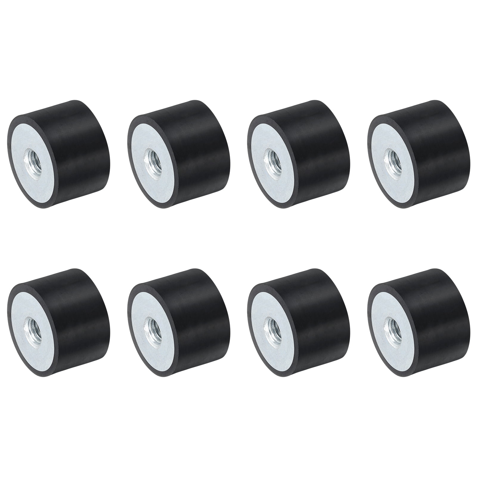 Uxcell 8Pack 30 x 20mm Rubber Female M8 Thread Isolator Replaces Anti ...