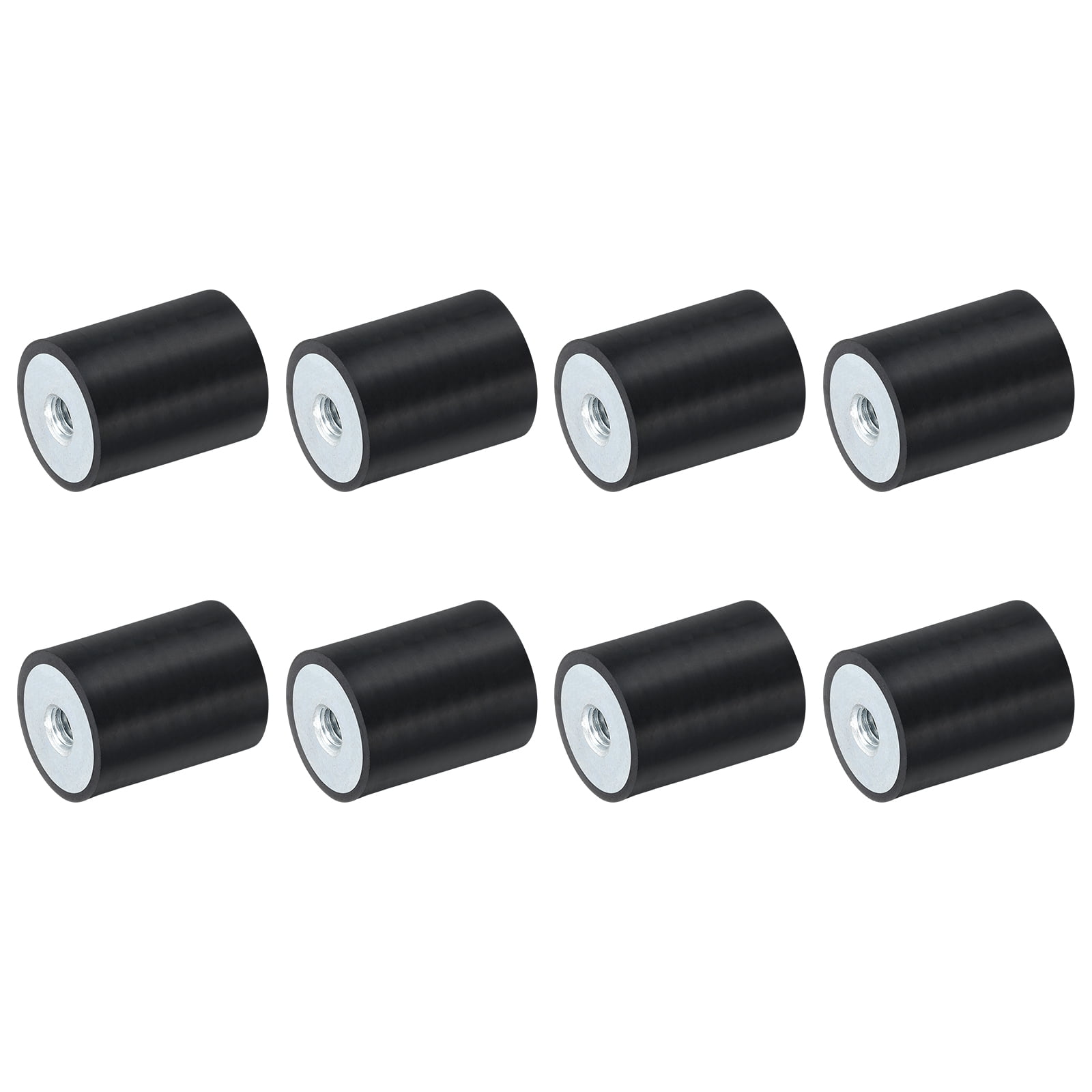 Uxcell 8Pack 30 x 40mm Rubber Female M8 Thread Isolator Replaces Anti ...