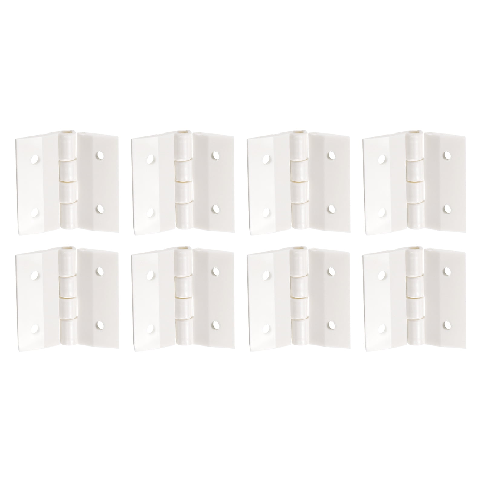 Uxcell 8Pack 30x34mm Acrylic Hinges Hardware Folding Hinge with ...