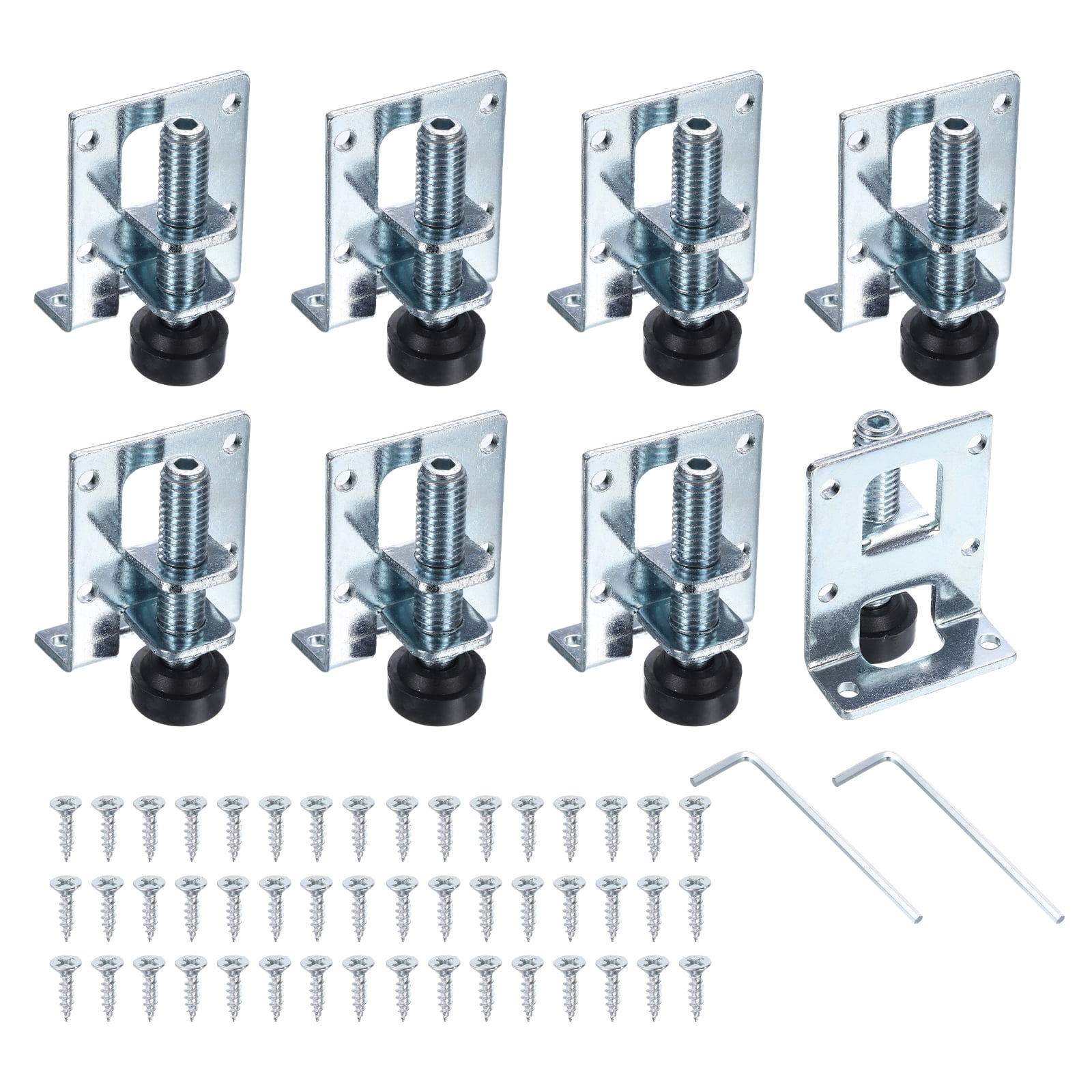 Uxcell 8Pack Adjustable Furniture Leveling Feet, 2.17" Heavy Duty ...
