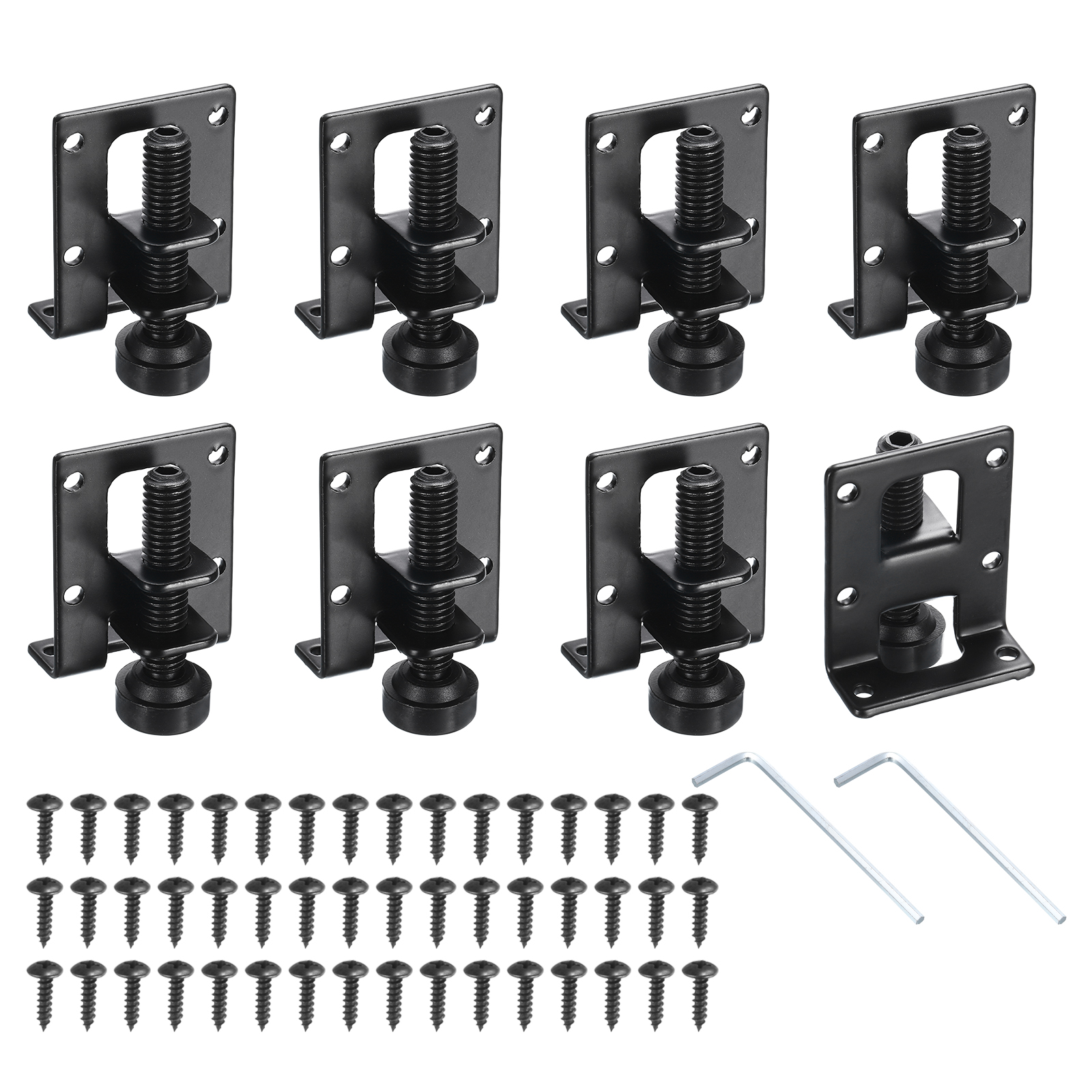 Uxcell 8Pack Adjustable Furniture Leveling Feet, 2.17" Heavy Duty ...