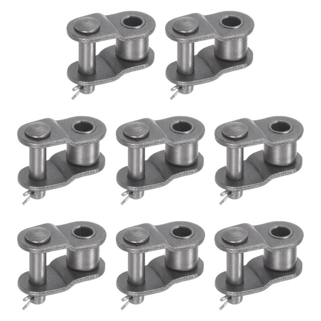 Uxcell 8Pack Chain Offset Half Link Roller, 1/2" Pitch Carbon Steel ...