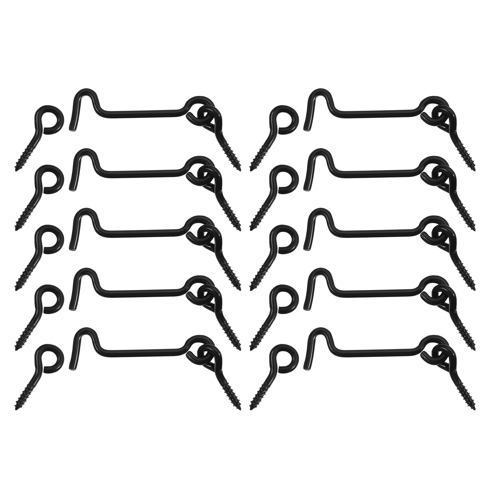 Uxcell Cabin Hook Eye Latch Gate Door Swivel for Wood Window Door Hook ...
