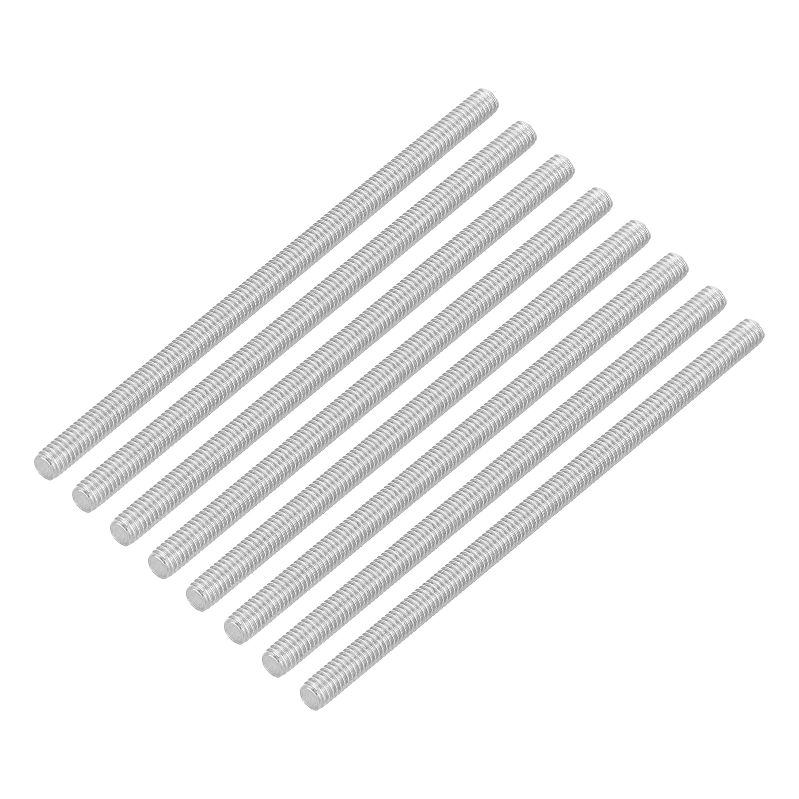 Uxcell 8Pack M3 x 60mm 0.5mm Pitch 304 Stainless Steel Fully Threaded ...