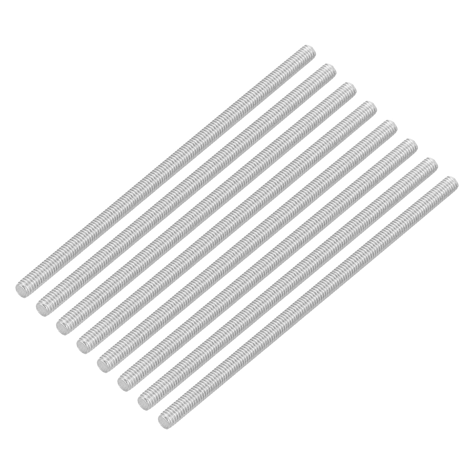 Uxcell 8Pack M3 x 70mm 0.5mm Pitch 304 Stainless Steel Fully Threaded ...