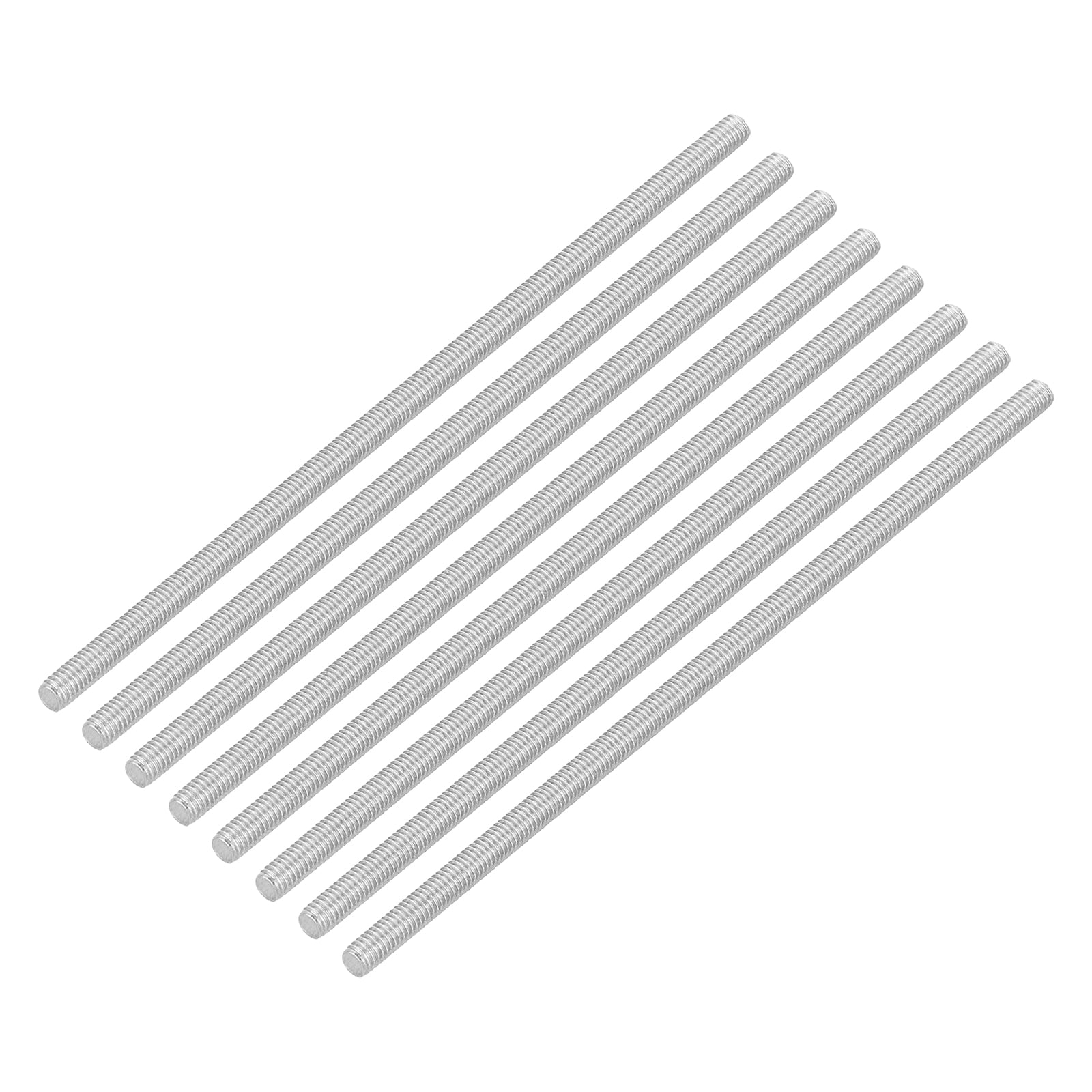 Uxcell 8Pack M3 x 85mm 0.5mm Pitch 304 Stainless Steel Fully Threaded ...