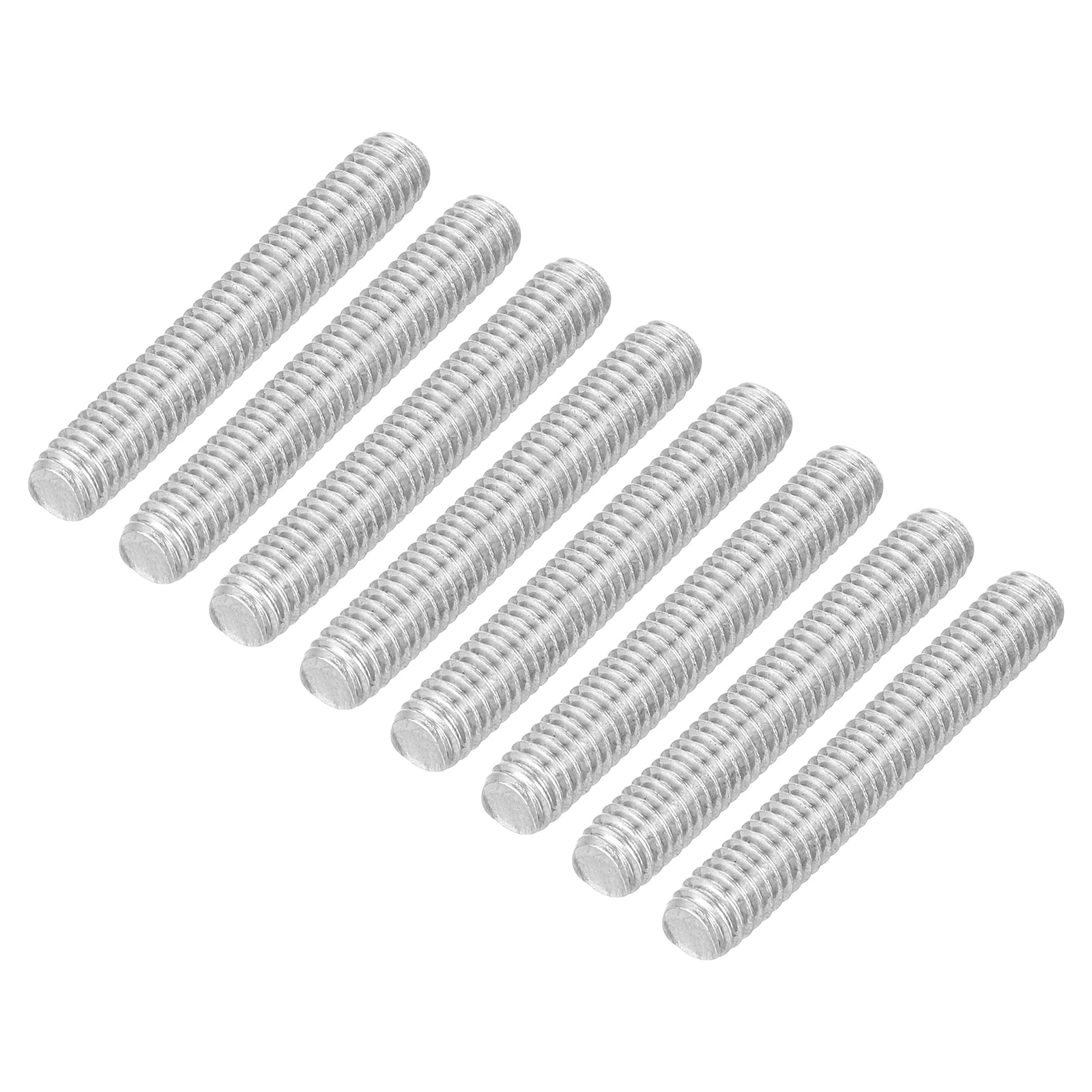 Uxcell 8Pack M4 x 25mm 0.7mm Pitch 304 Stainless Steel Fully Threaded ...