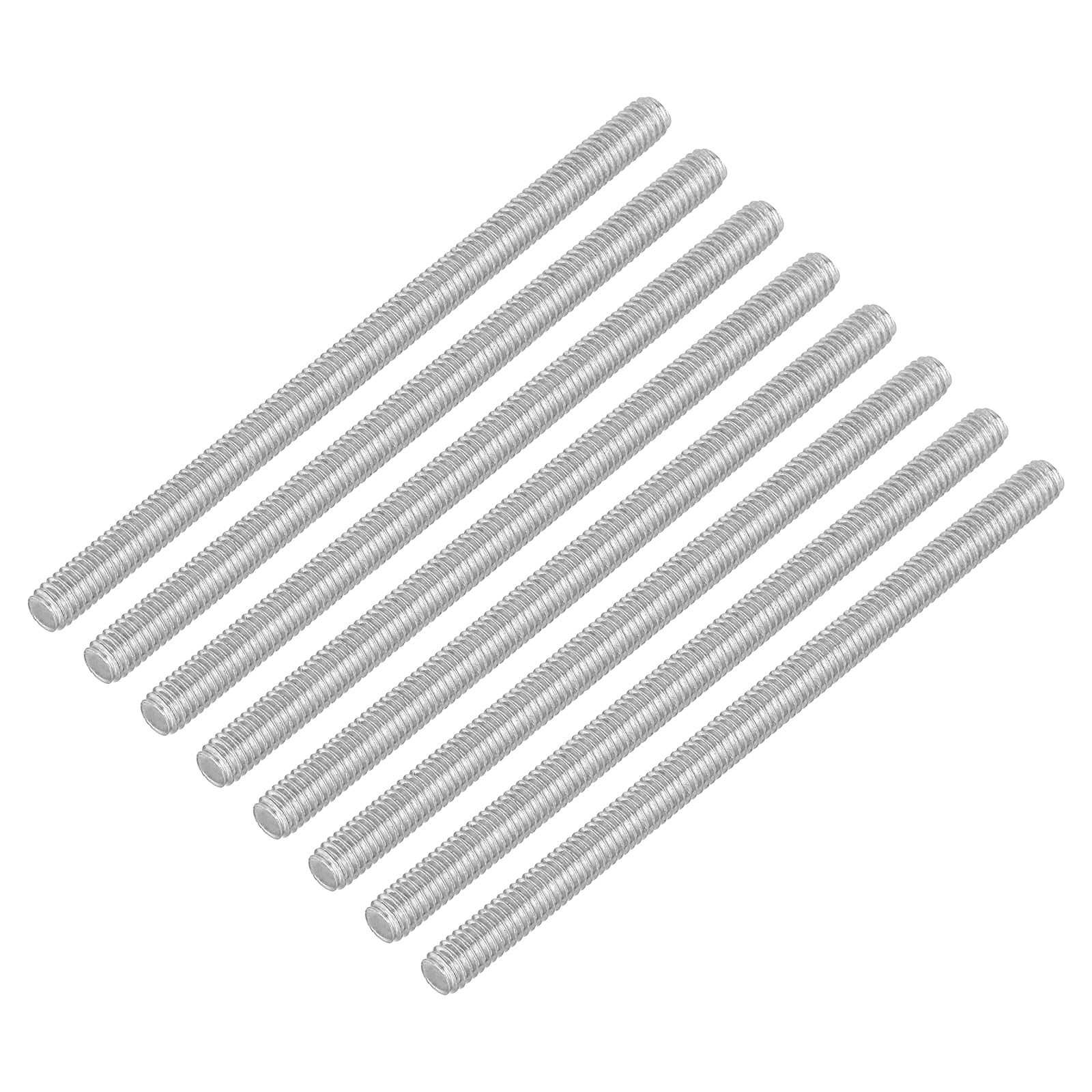 Uxcell 8Pack M4 x 70mm 0.7mm Pitch 304 Stainless Steel Fully Threaded ...