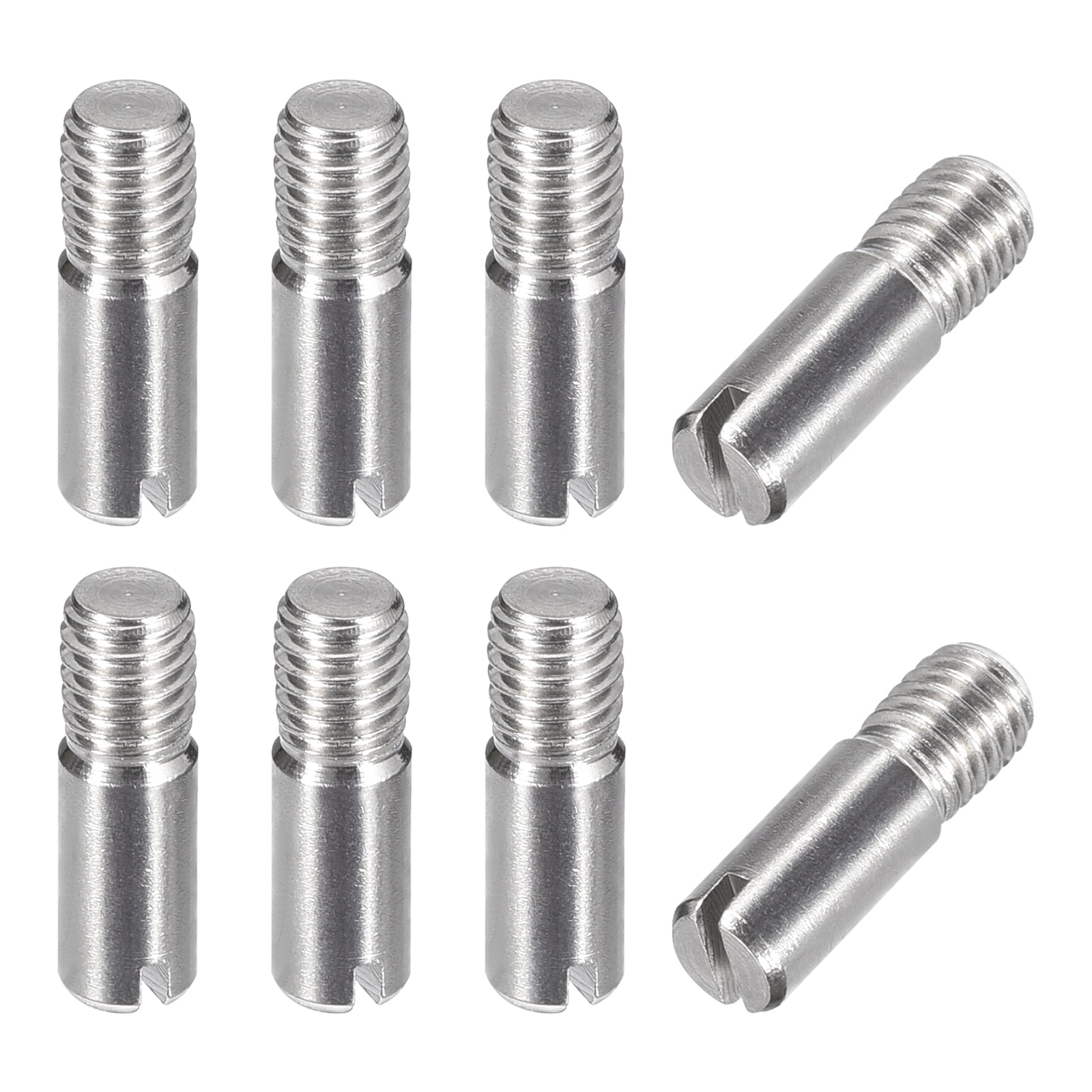 Uxcell 8Pack M5 x 16mm Slotted Cylindrical Pin 304 Stainless Steel ...