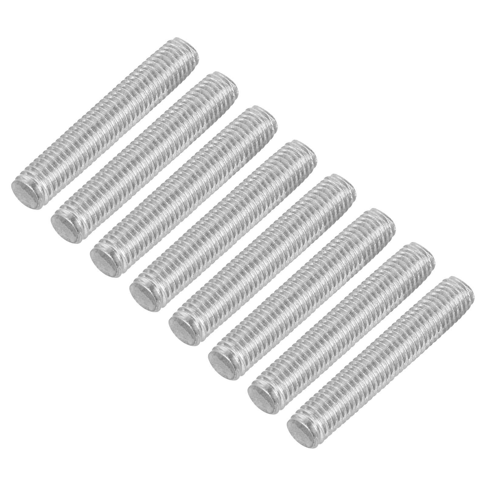 Uxcell 8Pack M5 x 30mm 0.8mm Pitch 304 Stainless Steel Fully Threaded ...
