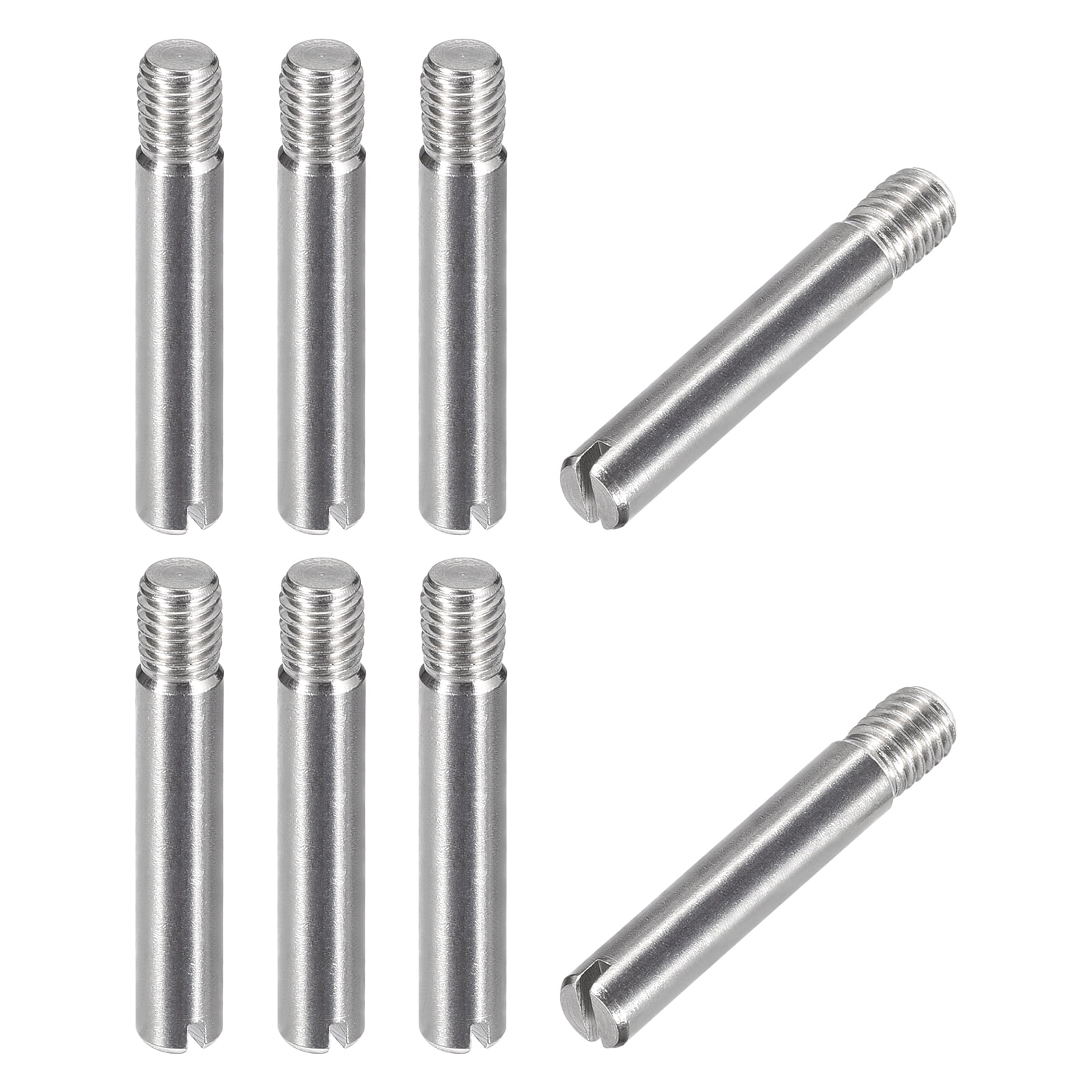 Uxcell 8Pack M5 x 30mm Slotted Cylindrical Pin 304 Stainless Steel ...