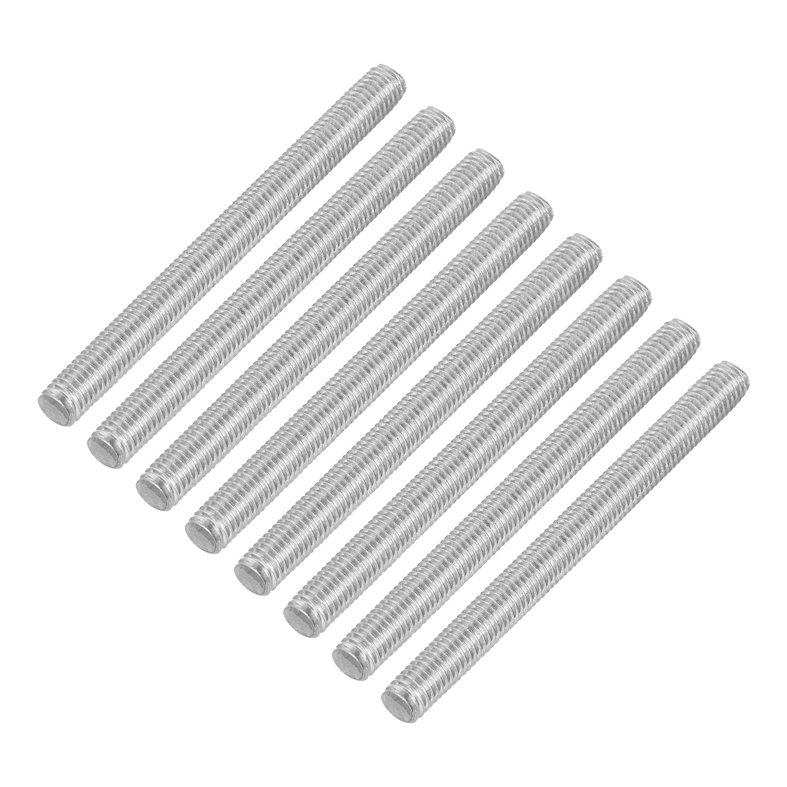 Uxcell 8Pack M5 x 60mm 0.8mm Pitch 304 Stainless Steel Fully Threaded ...