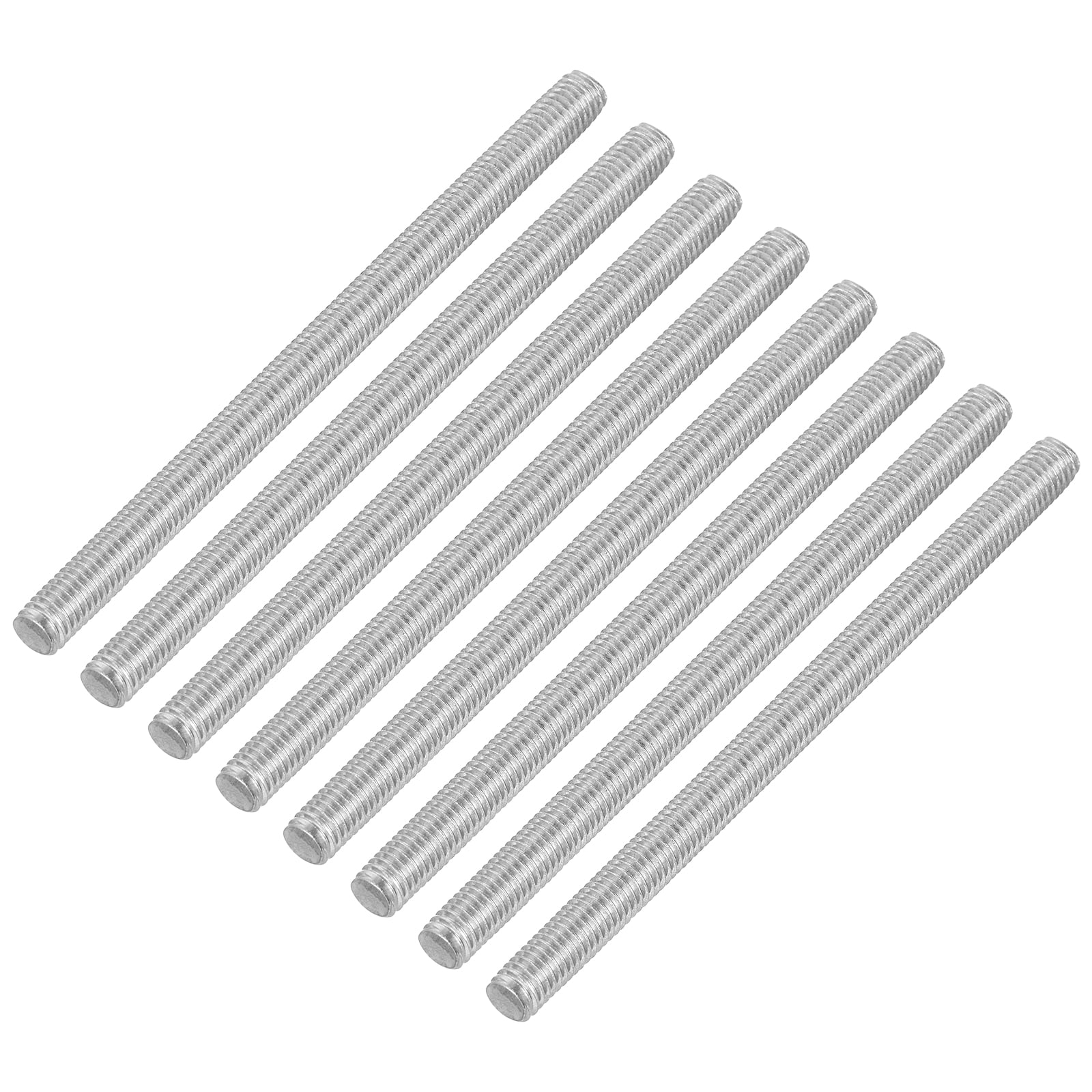 Uxcell 8Pack M5 x 80mm 0.8mm Pitch 304 Stainless Steel Fully Threaded ...