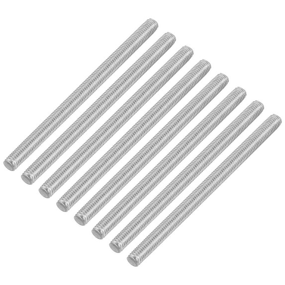 Uxcell 8Pack M5 x 80mm 0.8mm Pitch 304 Stainless Steel Fully Threaded ...