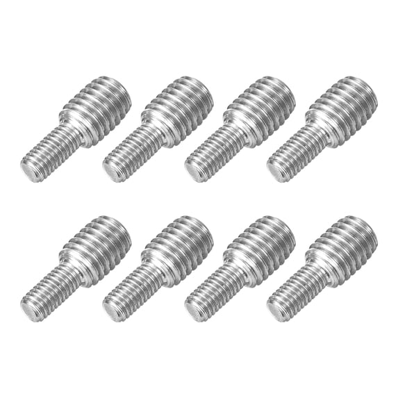 Uxcell 8Pack M5x10mm to M8x10mm Double End Threaded Stud 304 Stainless ...