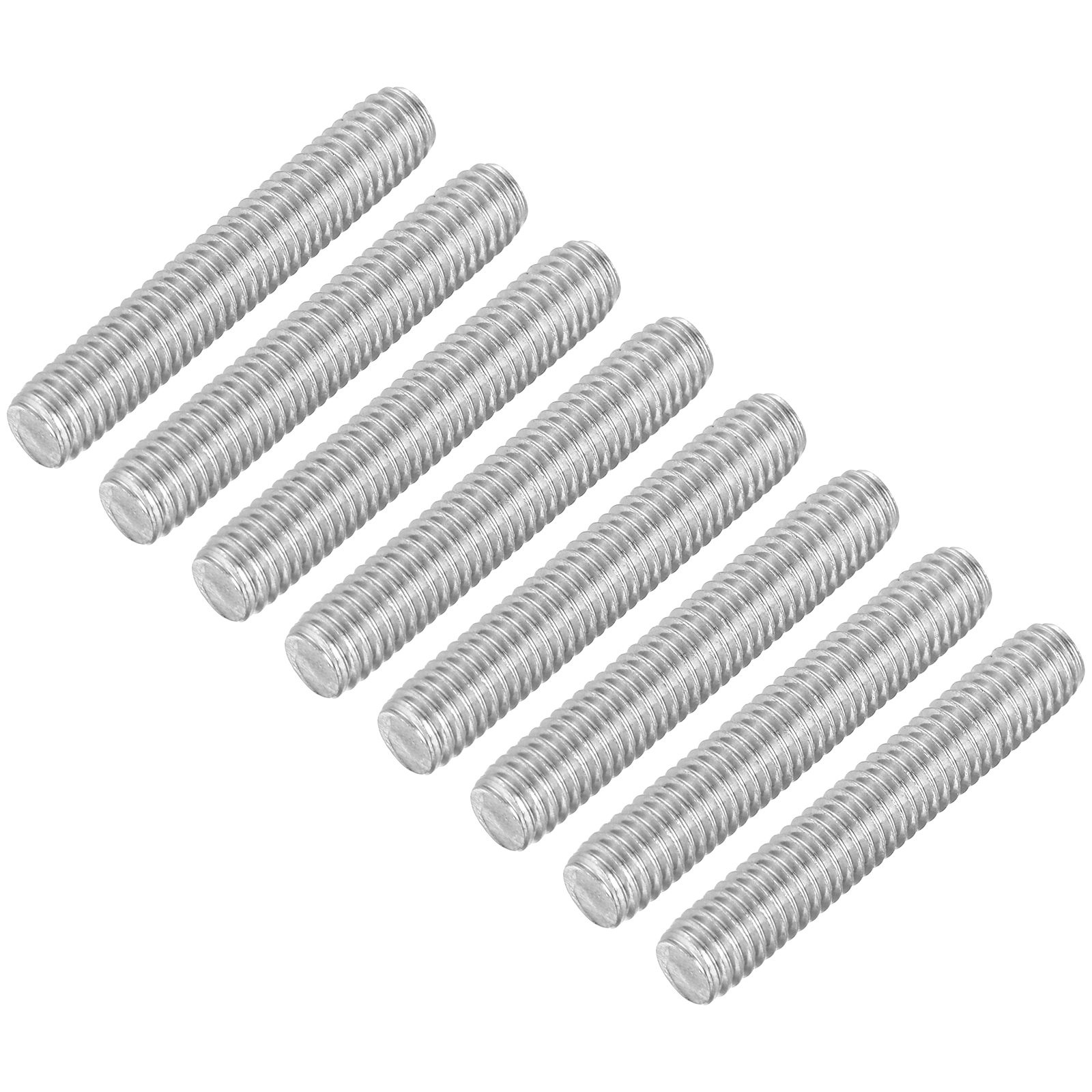 Uxcell 8Pack M6 x 35mm 1mm Pitch 304 Stainless Steel Fully Threaded Rod ...