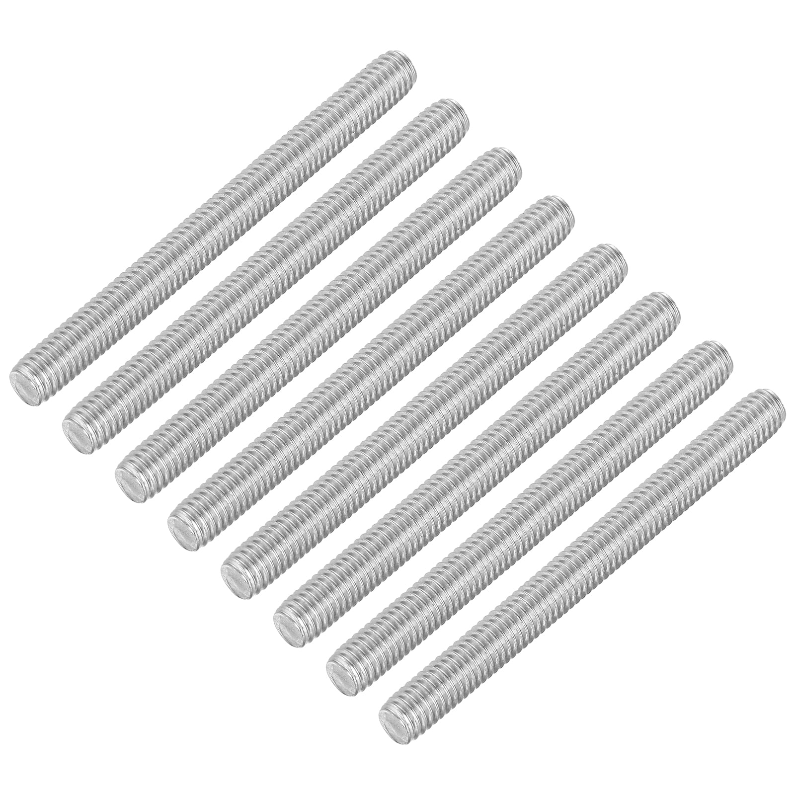 Uxcell 8Pack M6 x 65mm 1mm Pitch 304 Stainless Steel Fully Threaded Rod ...