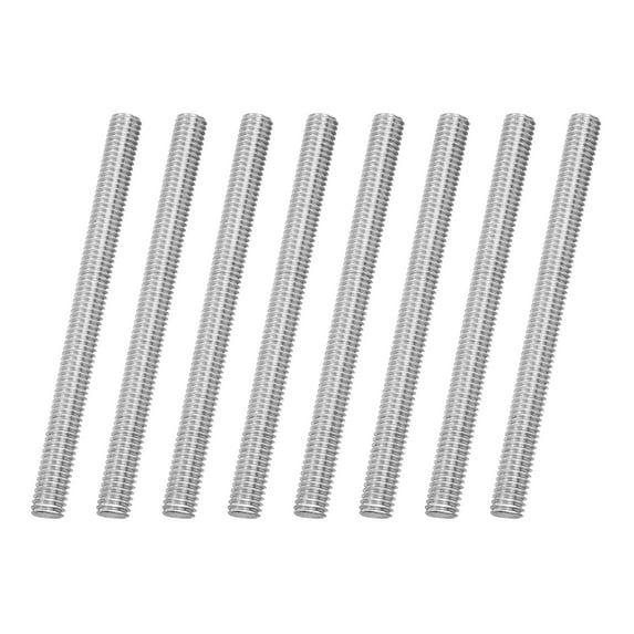 Uxcell 8Pack M6x75mm 316 Stainless Steel Fully All Threaded Rod Studs ...
