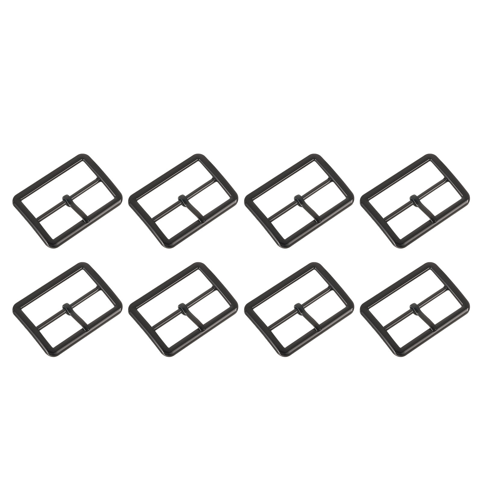 Uxcell 8Pack Metal Roller Buckles, 40mm/1.6" Single Prong Belt Strap ...