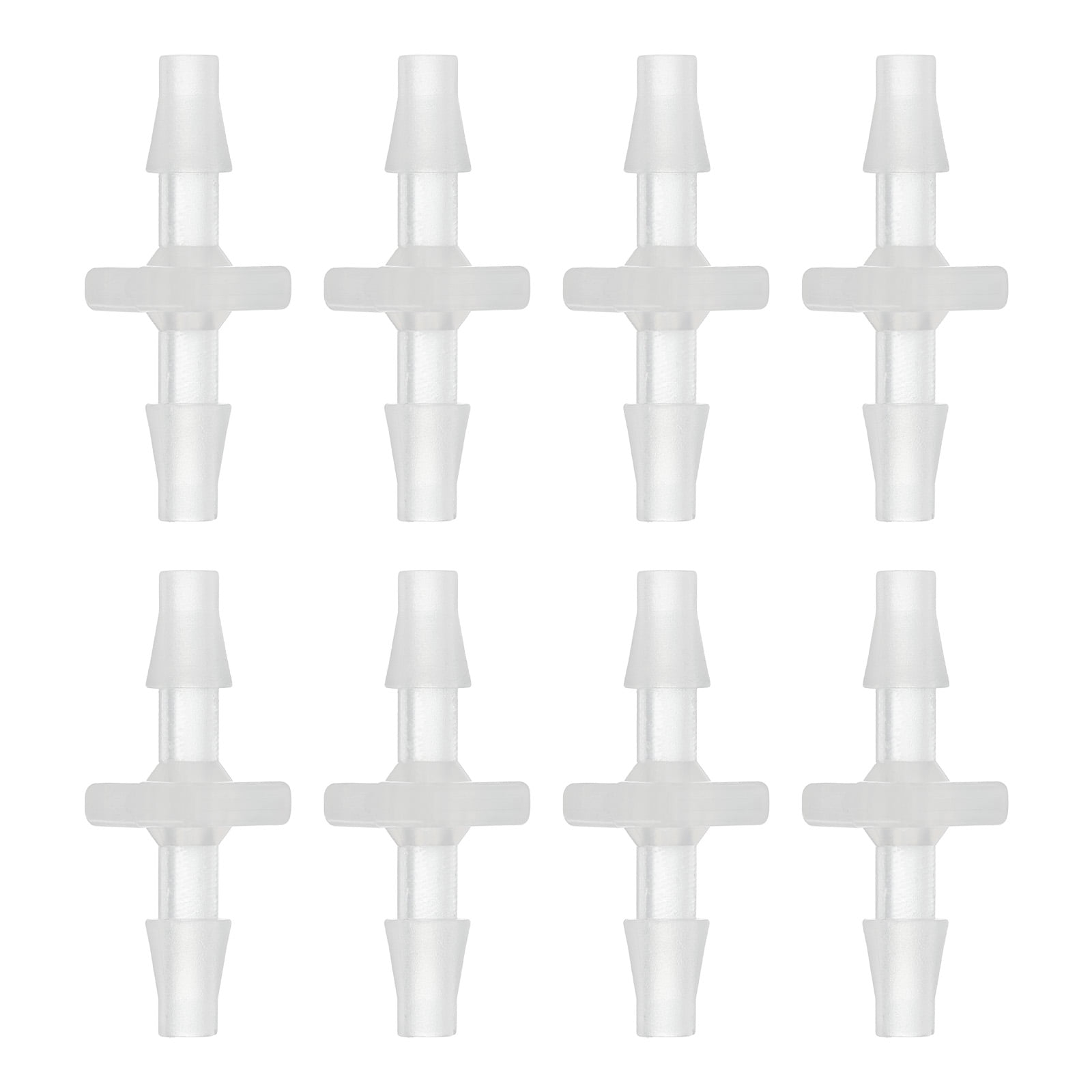 Uxcell 8Pack Plastic Hose Barb Fitting 1/8" x 1/8" Barb Pipe Connectors ...