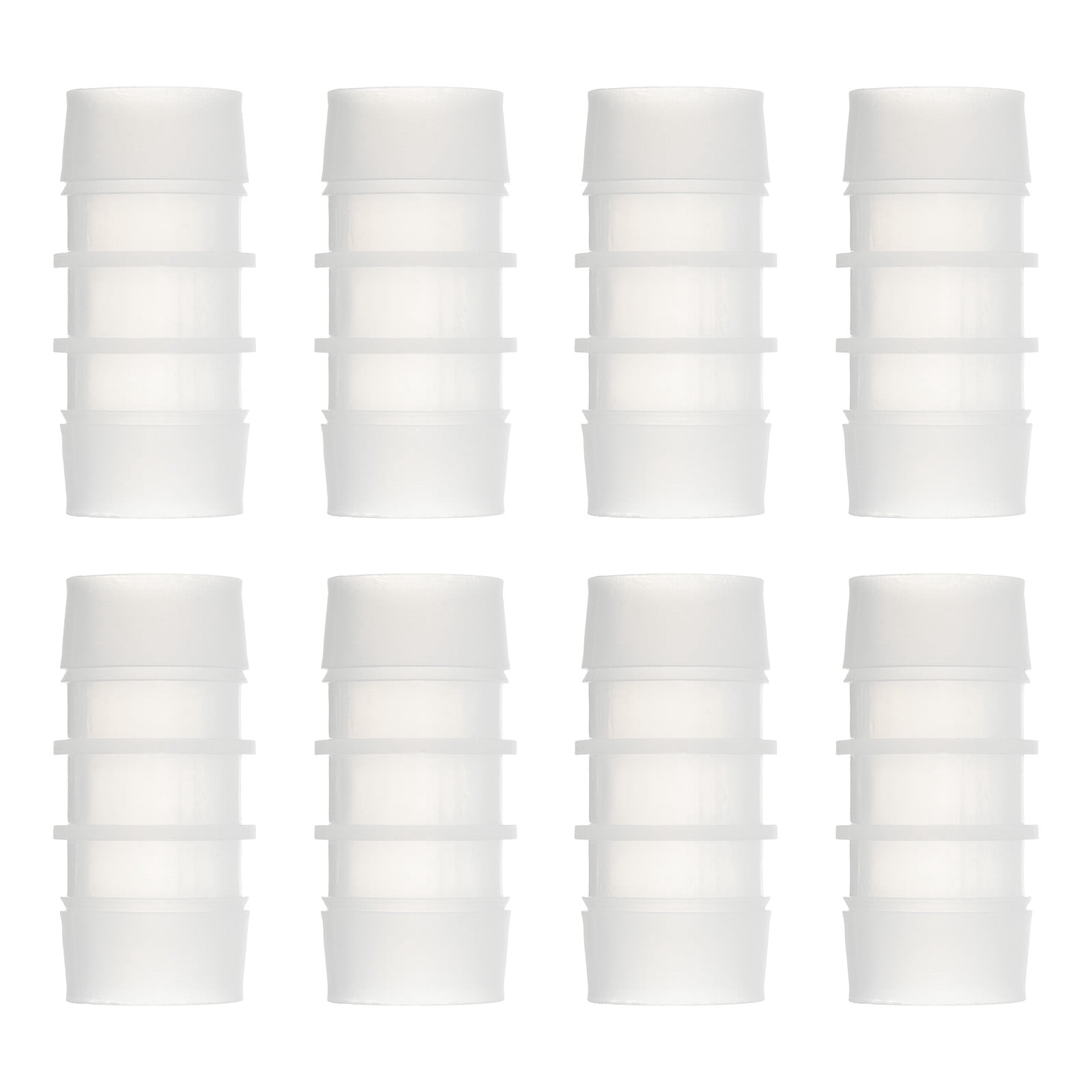 Uxcell 8Pack Plastic Hose Barb Fitting 1" x 1" Barb Pipe Connectors ...