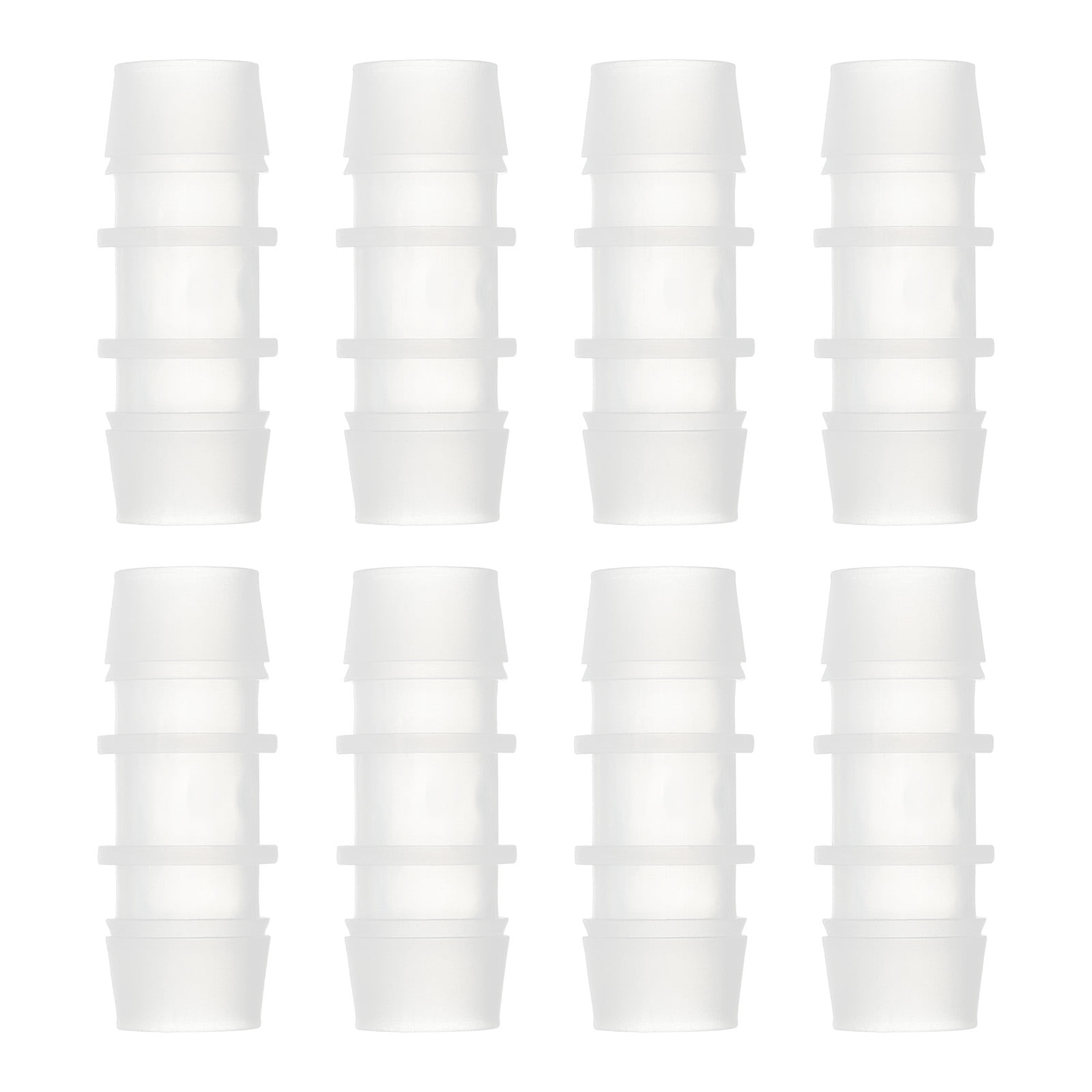 Uxcell 8Pack Plastic Hose Barb Fitting 5/8" x 5/8" Barb Pipe Connectors ...
