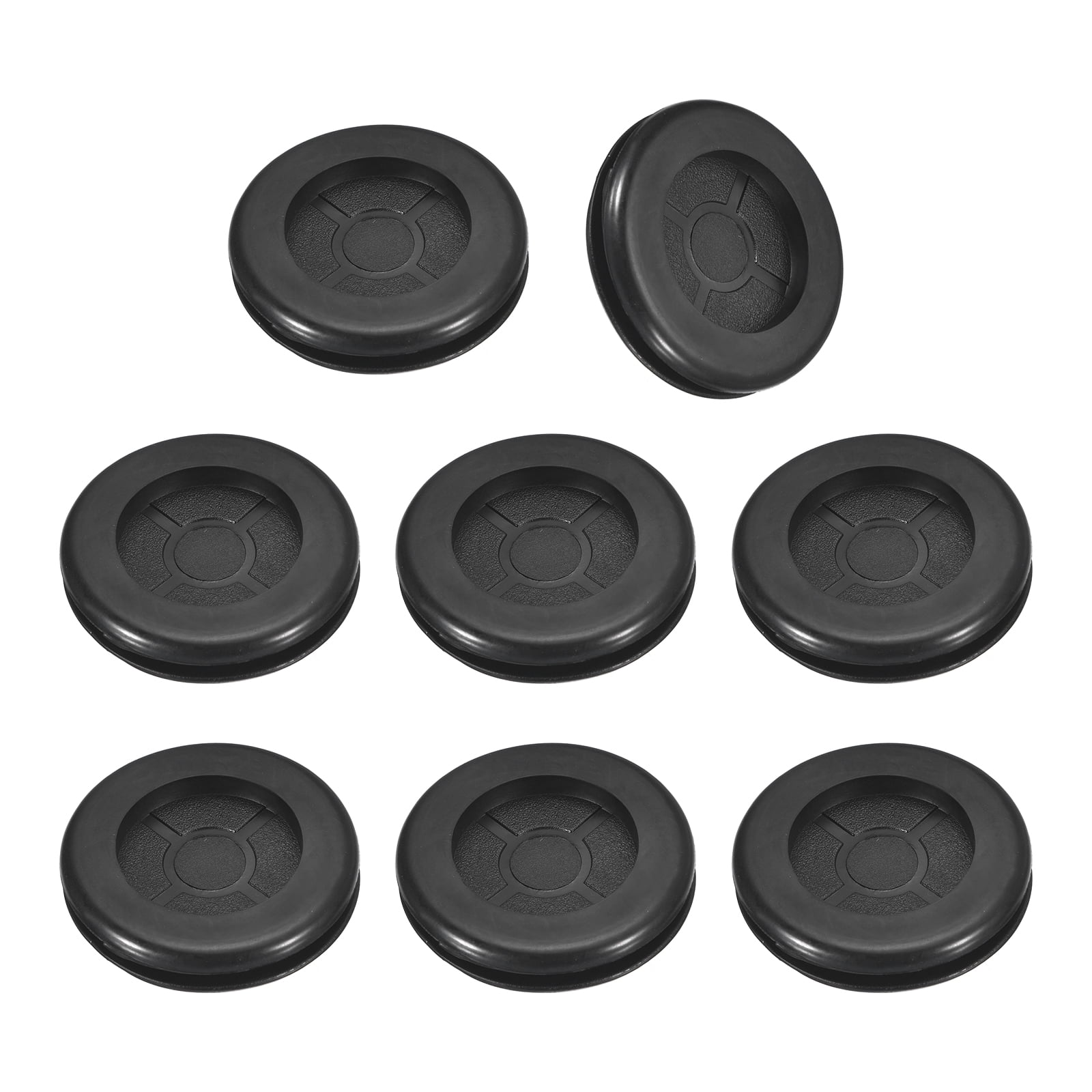 Uxcell 8Pack Rubber Grommets 1-1/8" (30mm) Drill Hole, 1" (25mm) ID ...