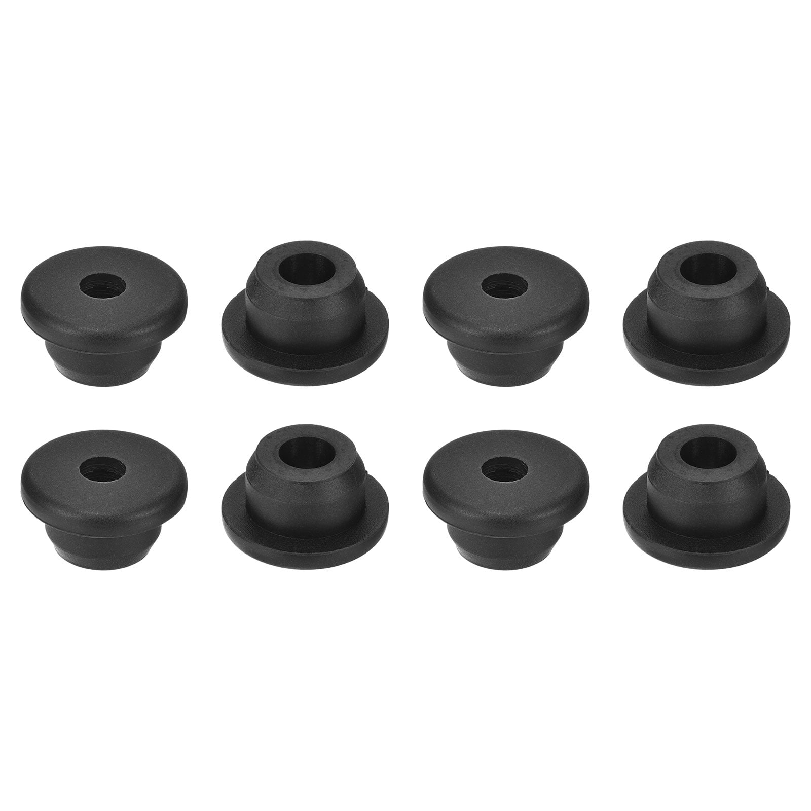 Uxcell 8Pack Silicone Rubber Grommets 11/16" Drill Hole, 3/8" ID Top ...
