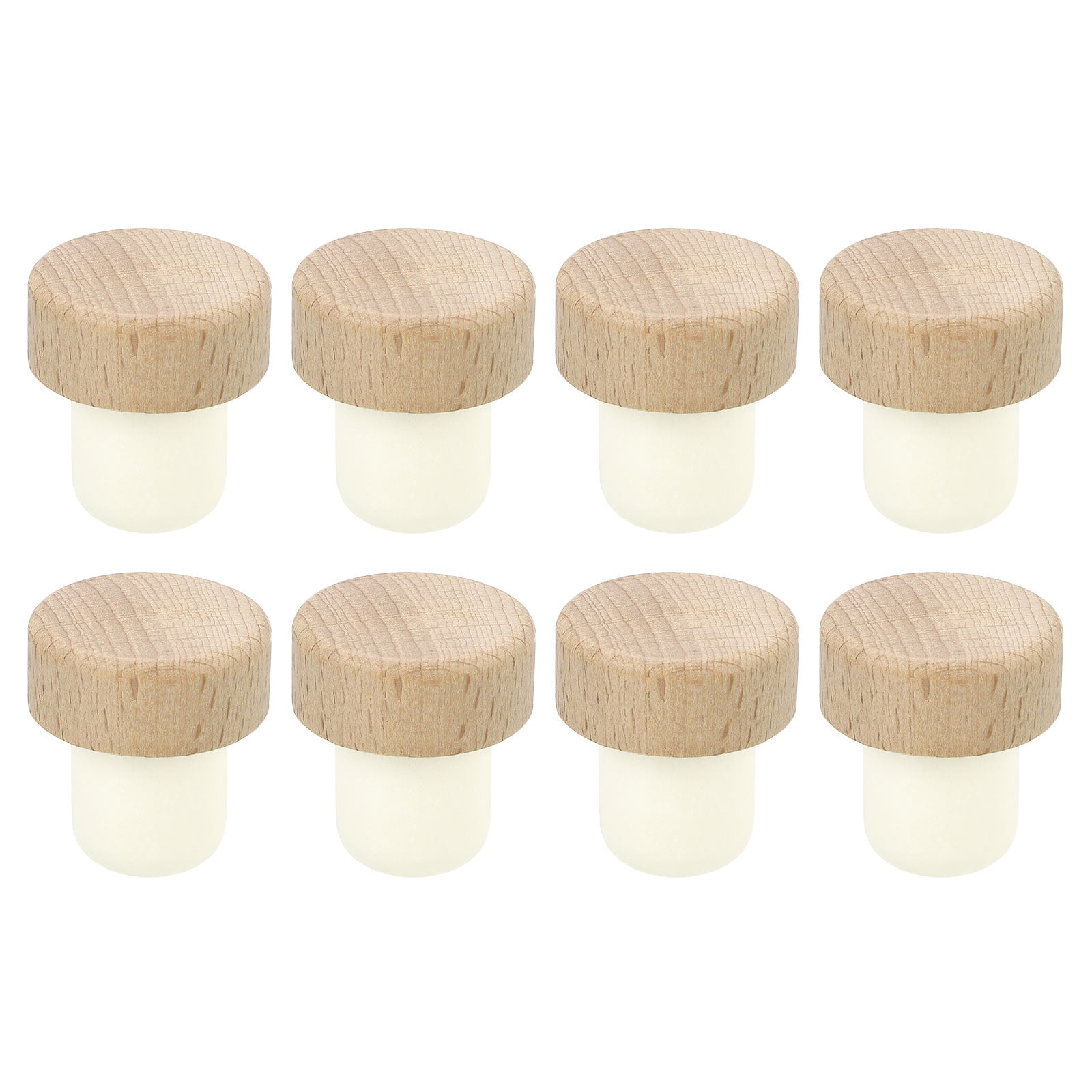 Uxcell 8Pack T-shaped Stoppers, 0.75" Cork Wine Stopper Bottle Rubber ...