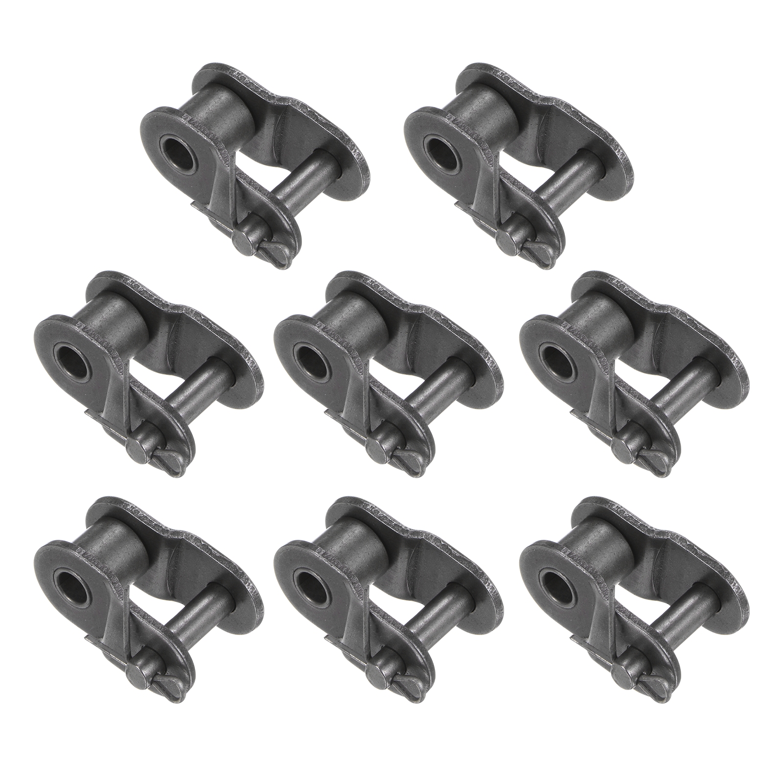 Uxcell 8Pcs 10B-1 Chain Offset Half Link Roller 15.875mm Pitch Carbon ...