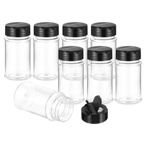 Plastic Spice Jars Shaker Lids