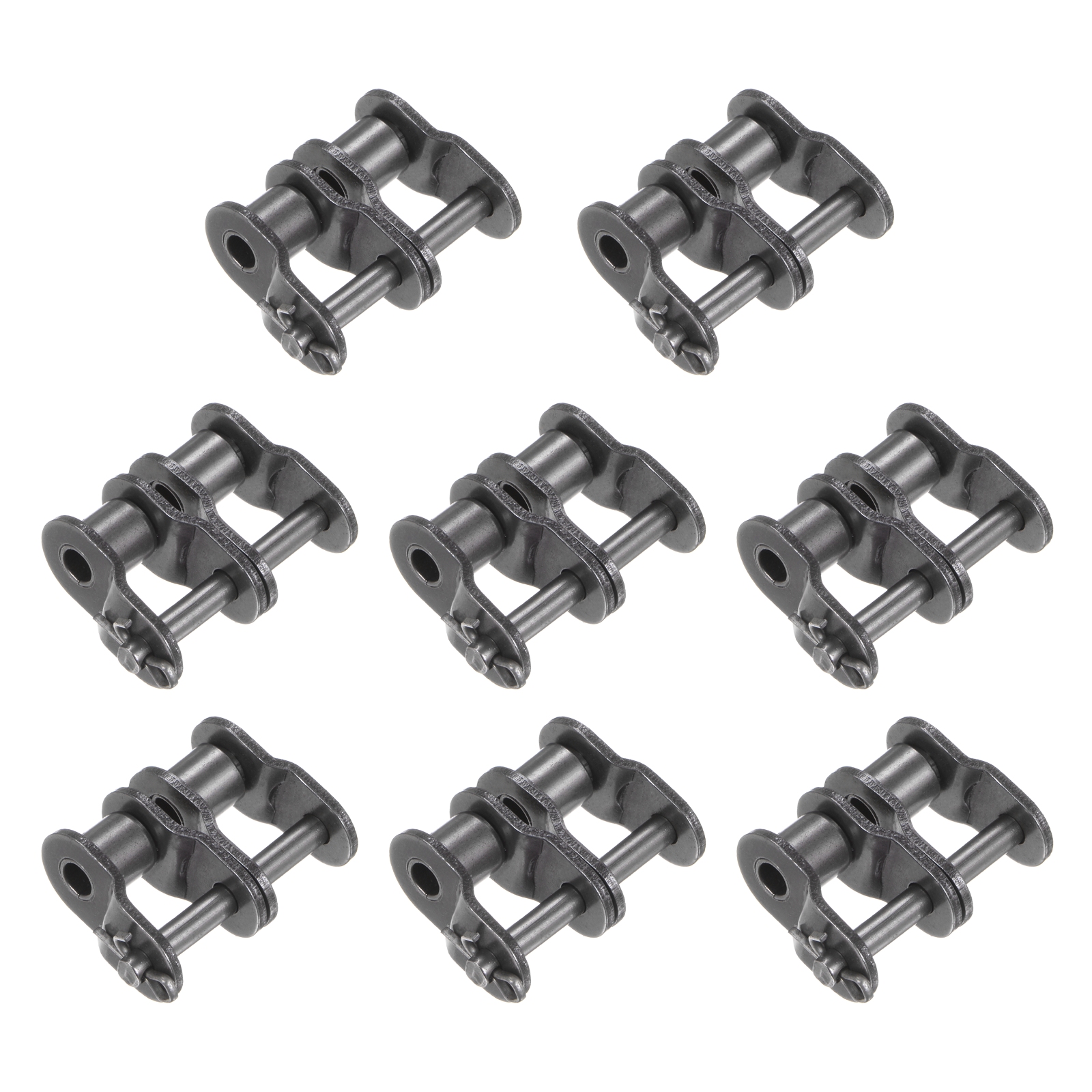 Uxcell 8Pcs #40-2/08A-2 Double Chain Offset Half Link Roller 12.7mm ...