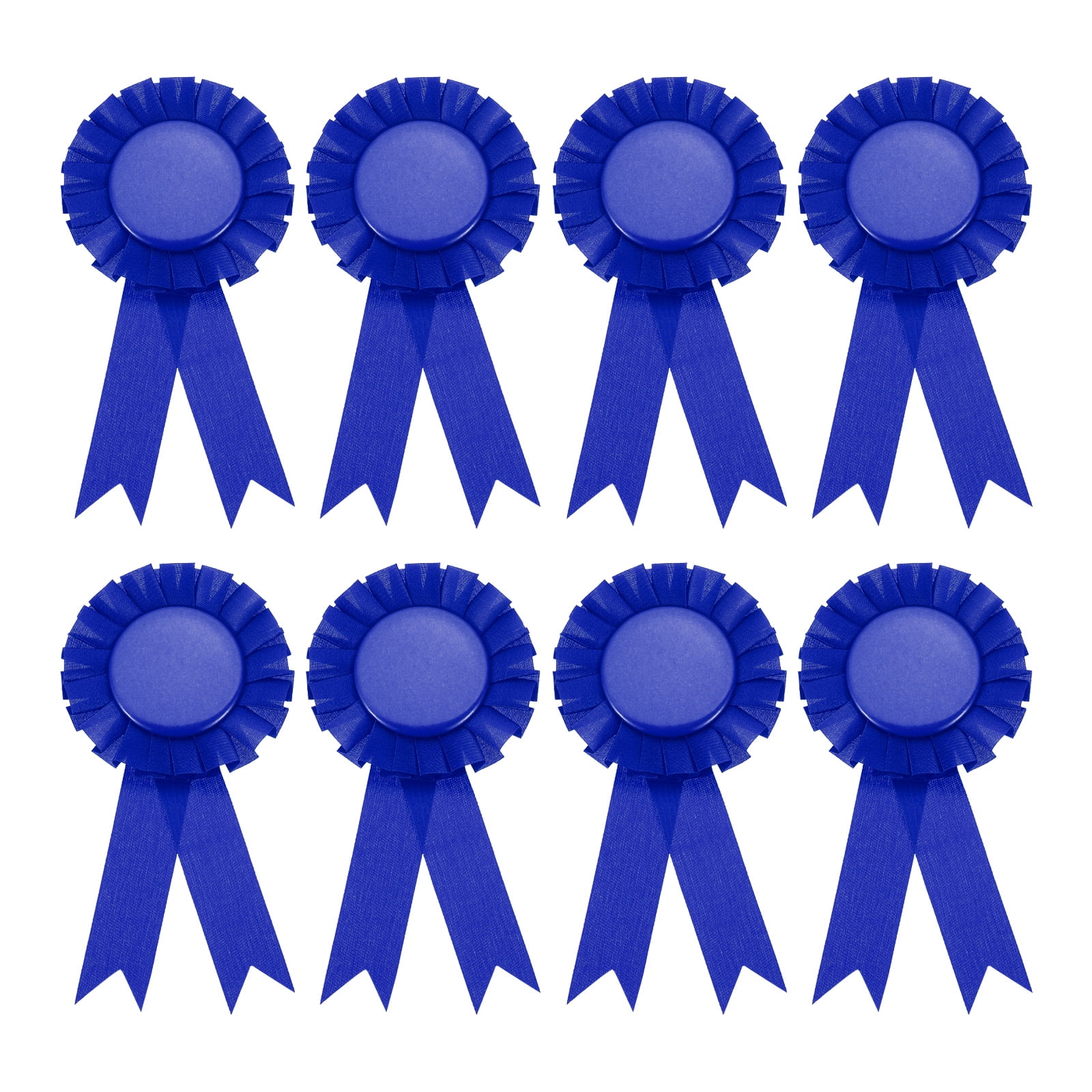 Uxcell 8Pcs Blank Award Ribbon, 6" x 3" Honorable Participation Badge ...