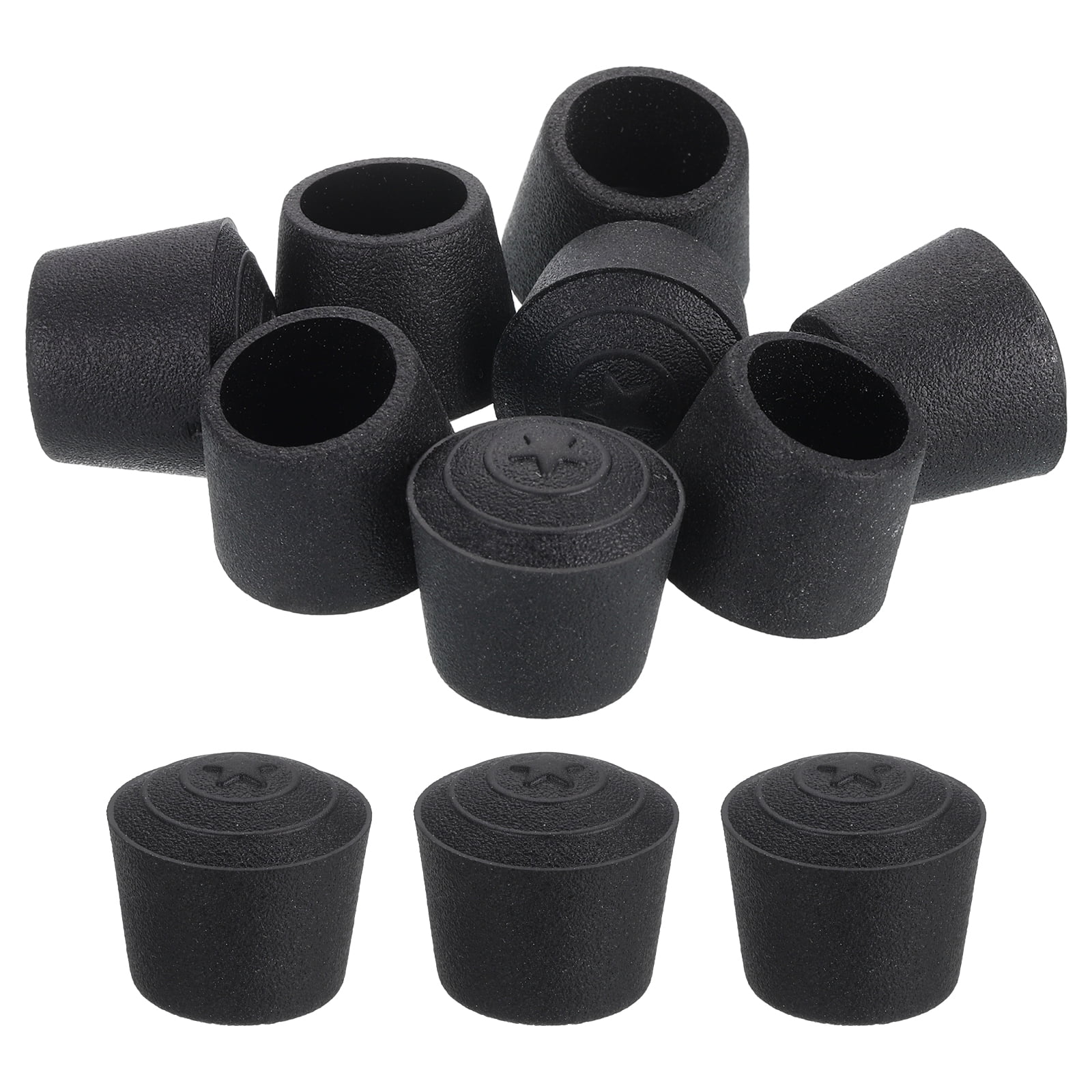 Uxcell 8Pcs Chair Leg Tips Caps, 11/16" Non-Slip Feet End Caps Cover ...