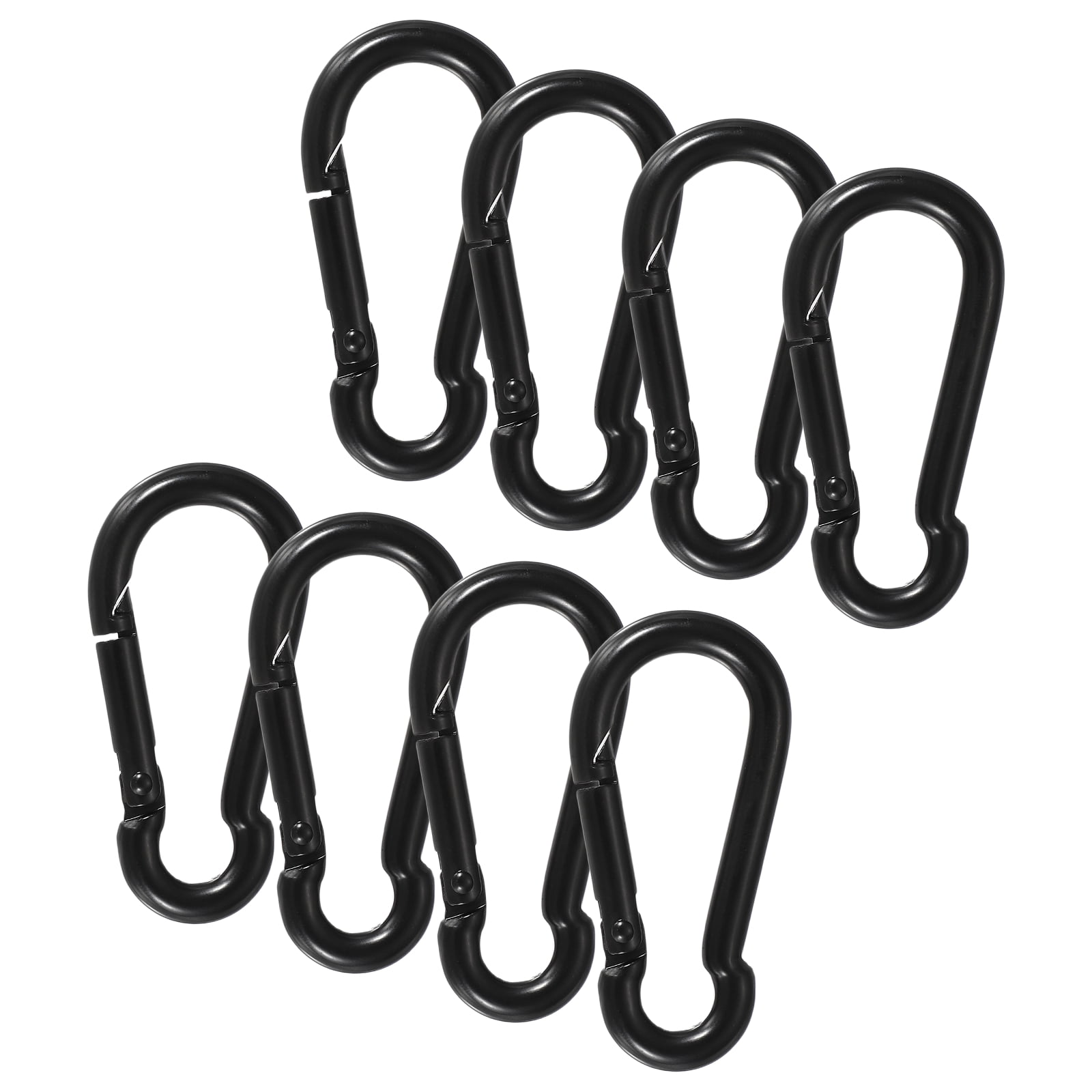 Uxcell 8Pcs Flag Pole Ring Replacement Clips, M5 Stainless Steel Spring ...